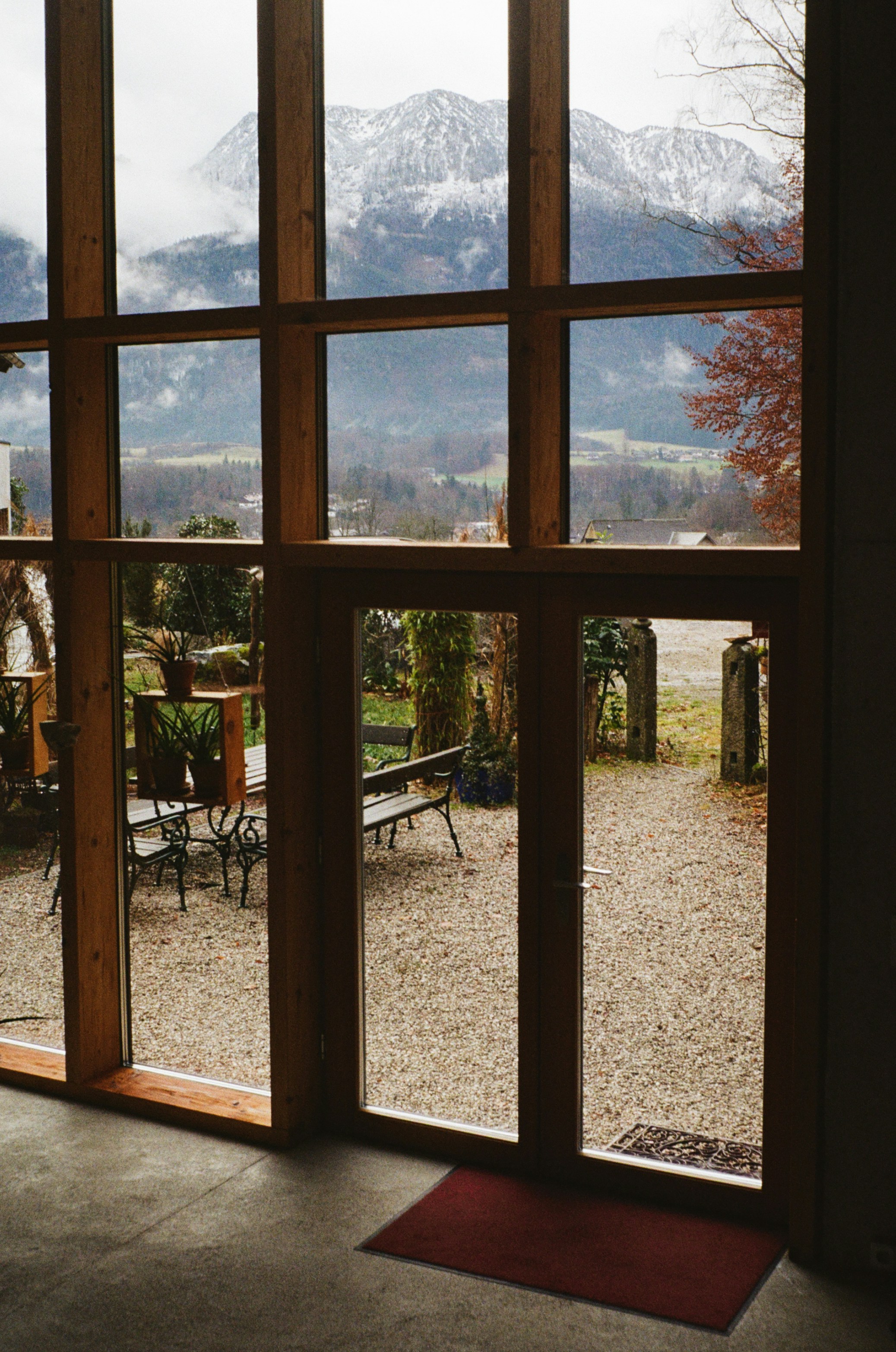 A large open window with a view of mountains photo – Free Austria Image ...