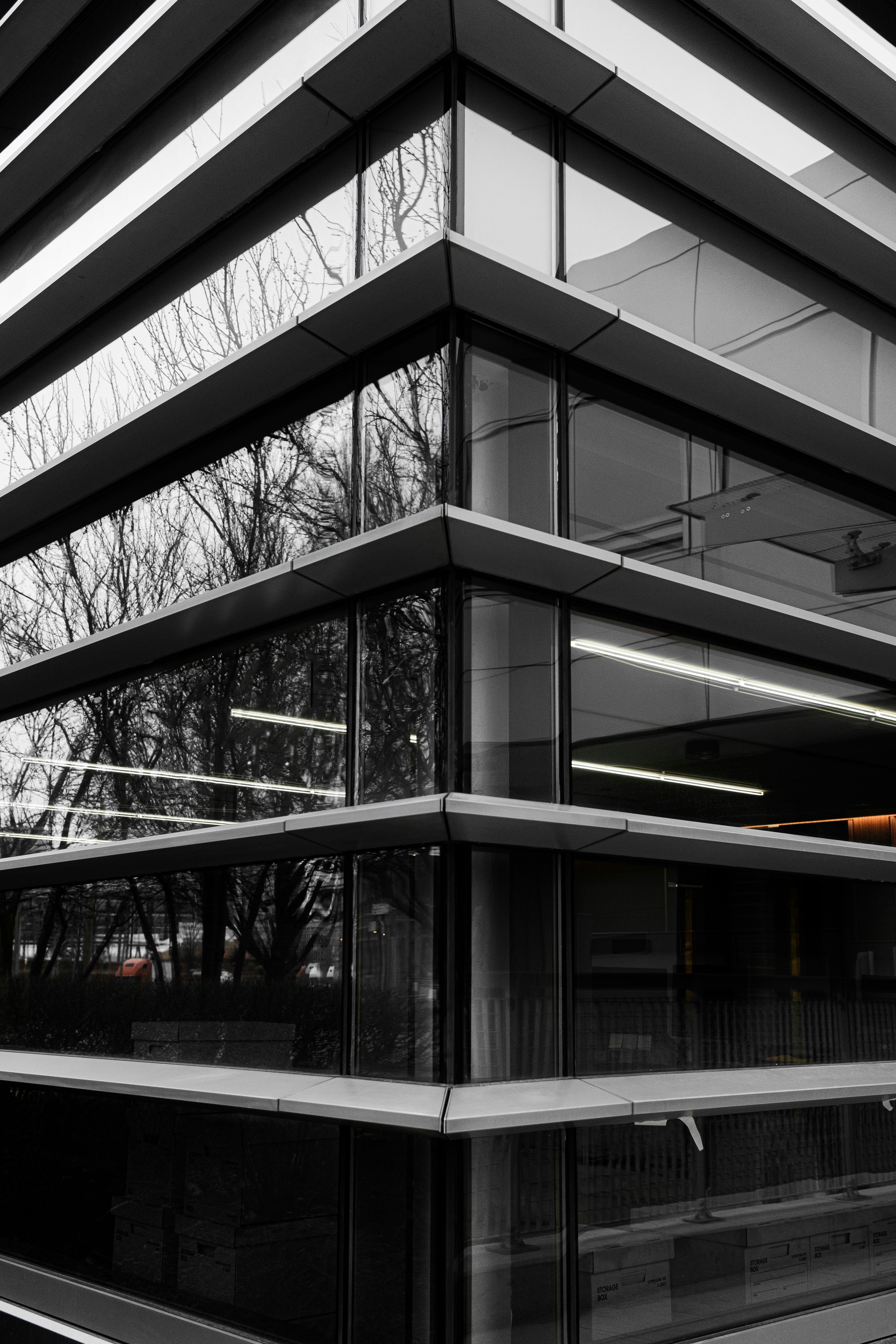 Angle of an Office Building in Goose Island