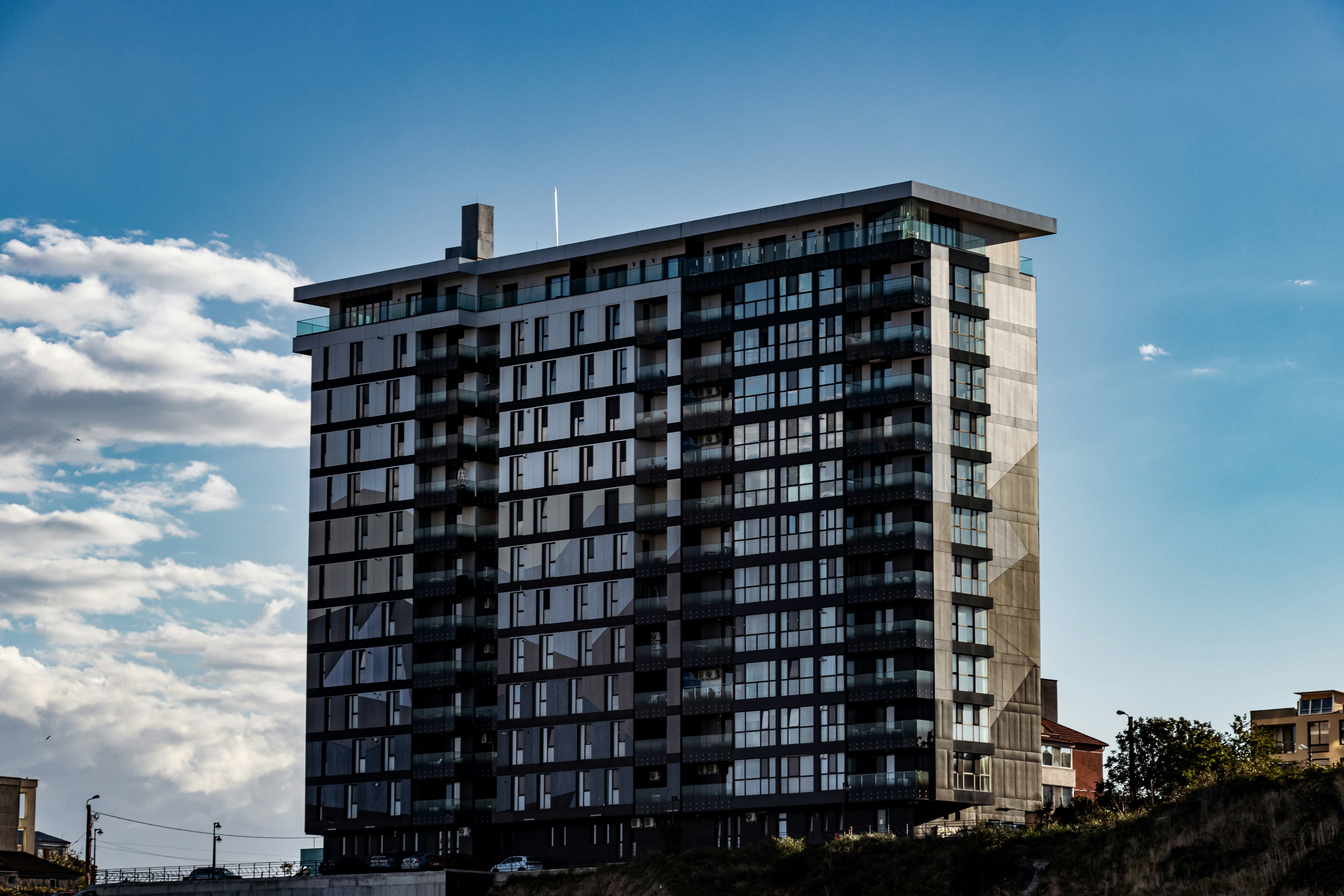 View of a hotel located near the Black Sea