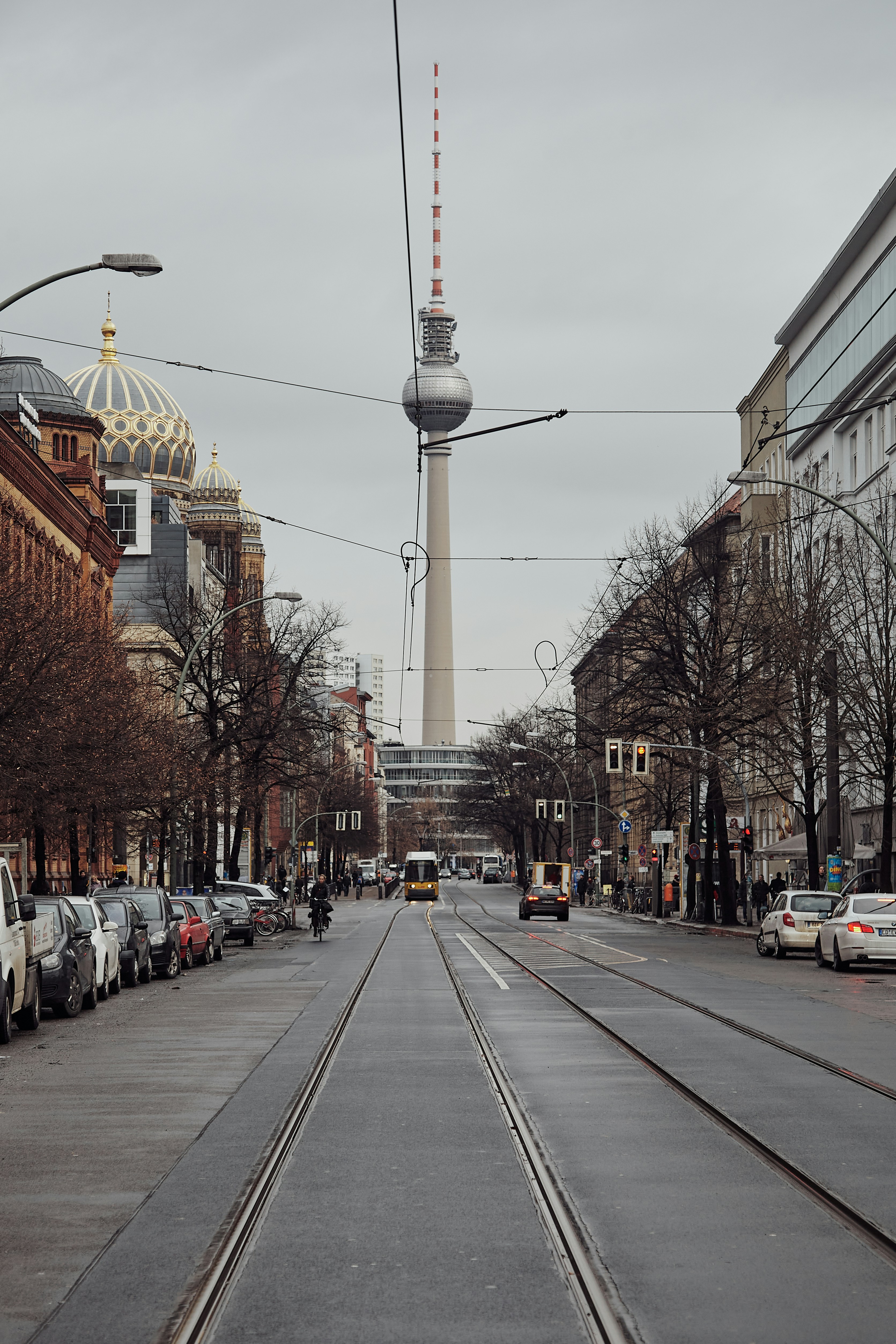 Berlin's Skyward Needle: Tramlines Converge on the Fernsehturm