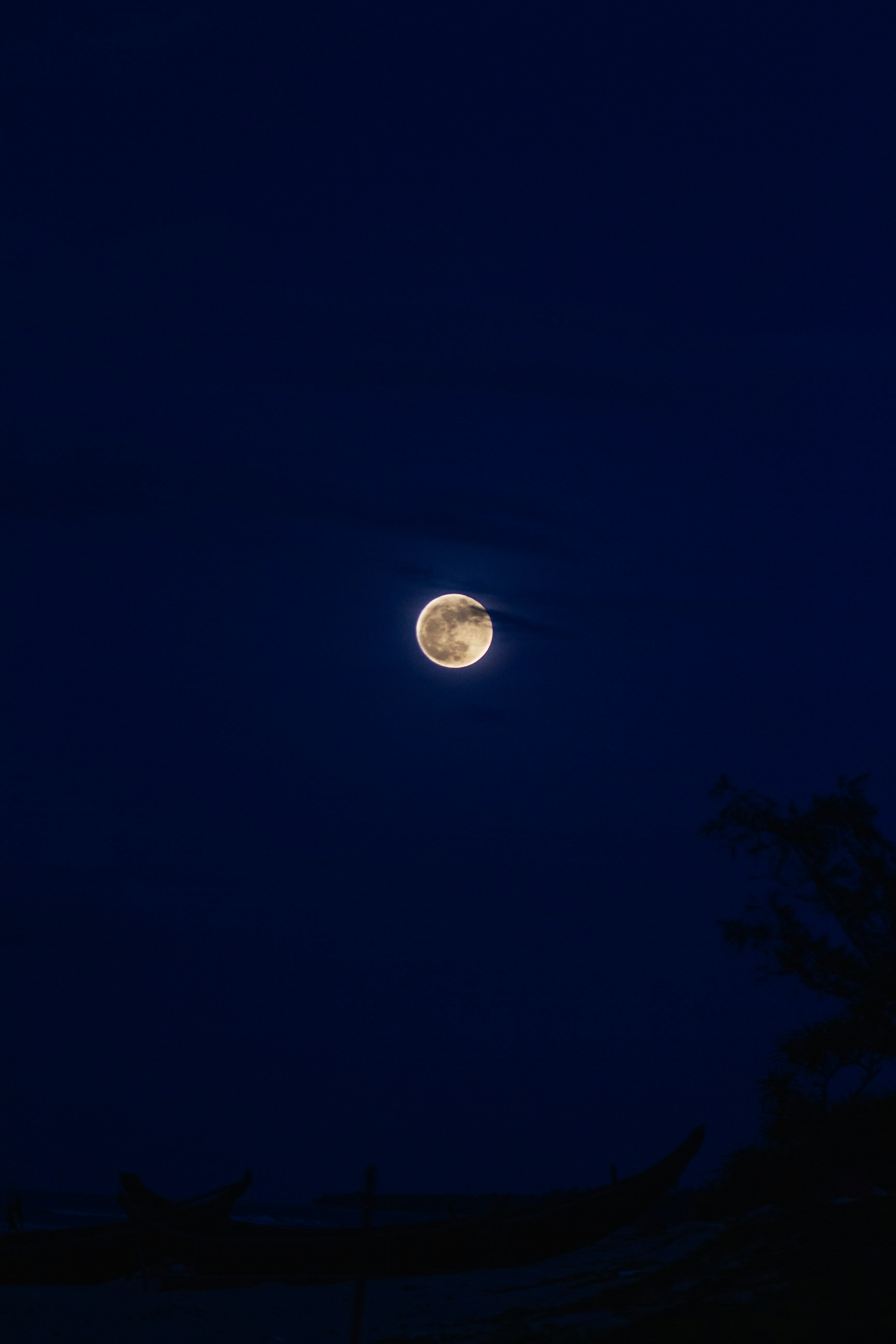 A full moon is seen in the night sky photo – Free Nature Image on Unsplash
