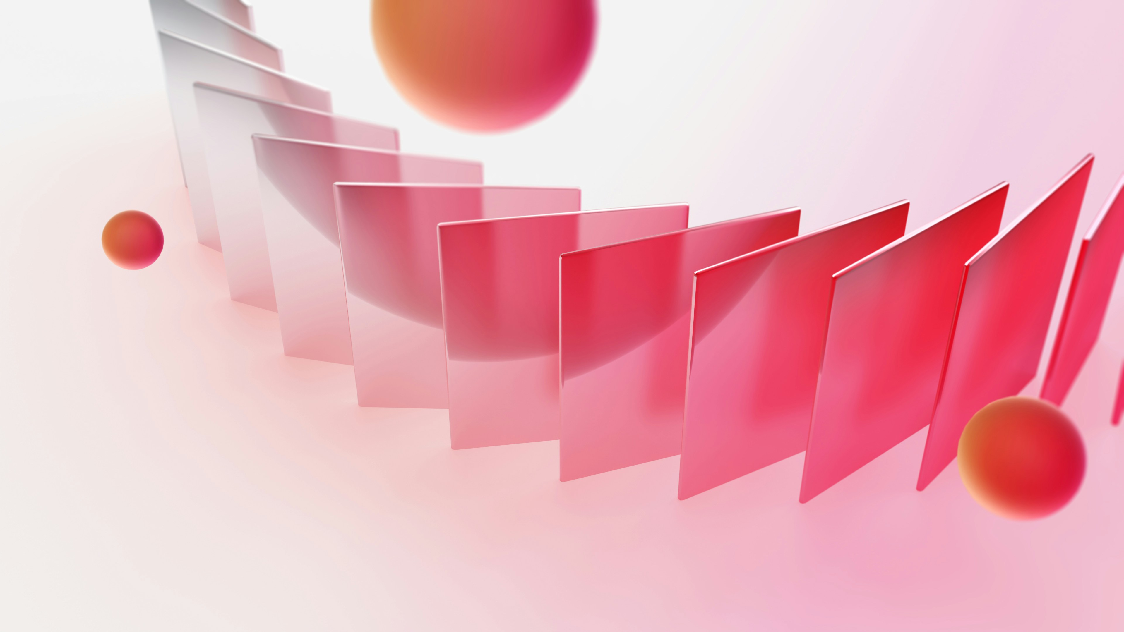 A group of red balls flying through the air photo – Free Digital image ...