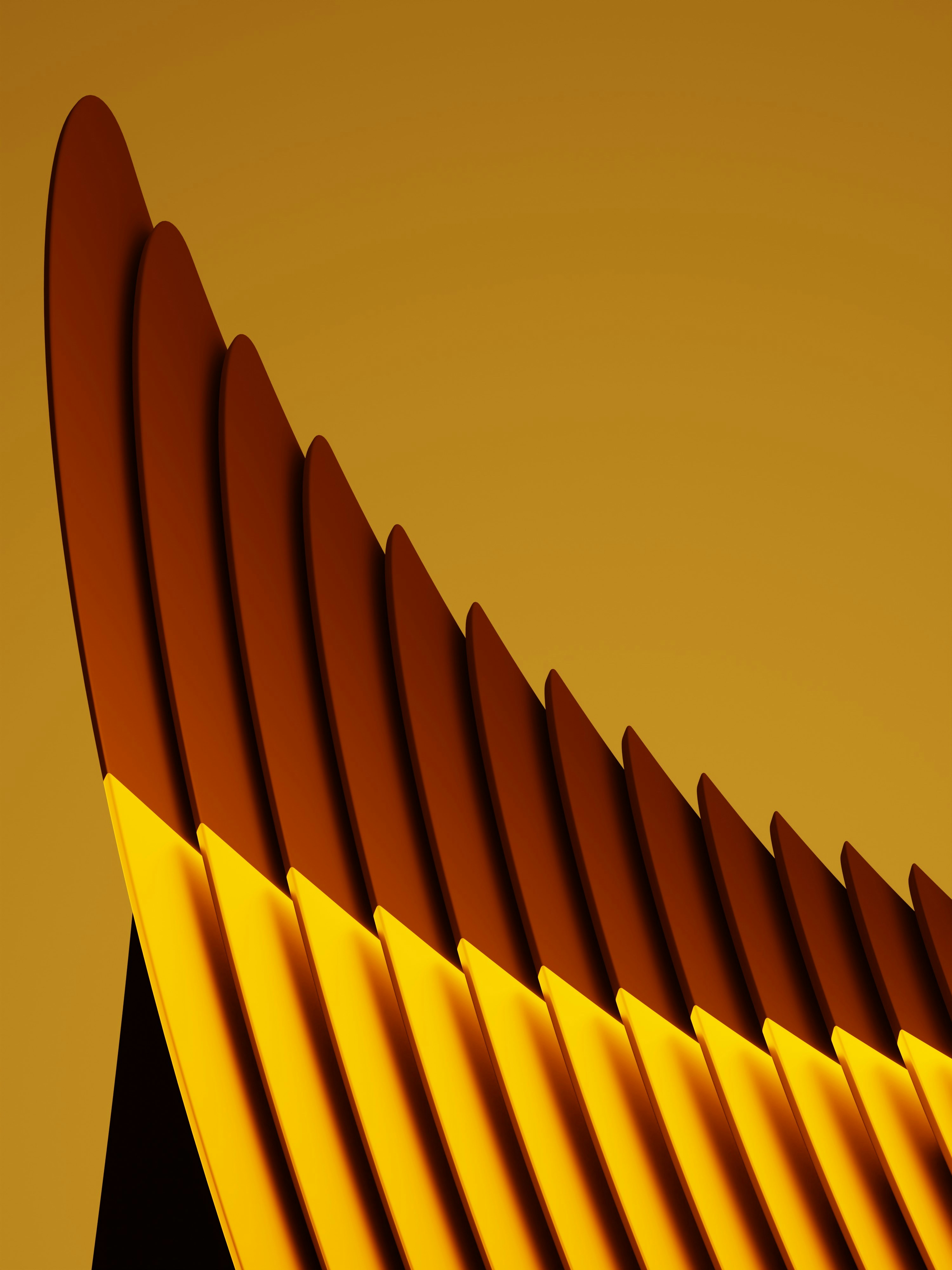 A close up of a yellow and black object photo – Free Render Image on ...