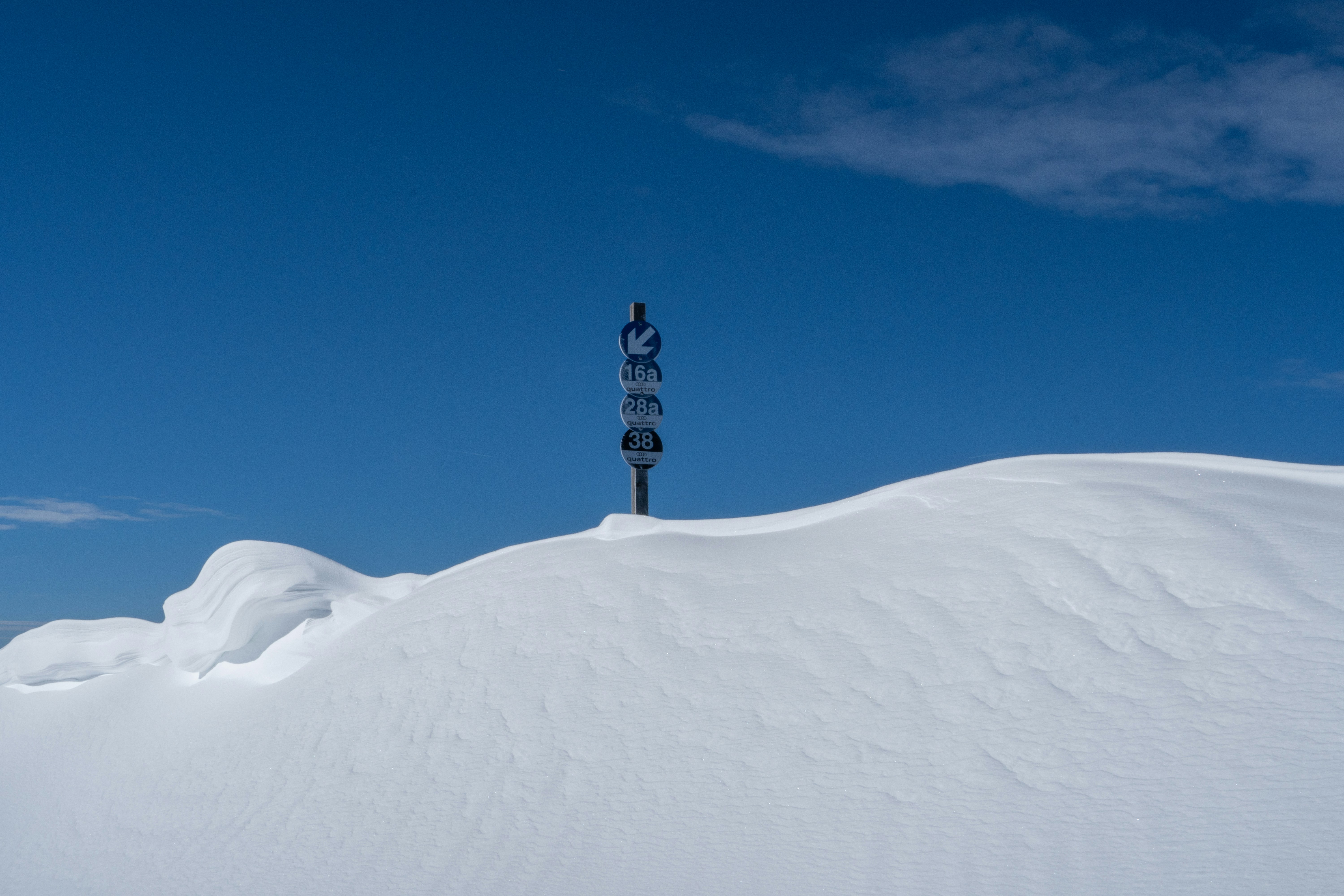 Silent Sentinels: The Snow-Covered Landmarks