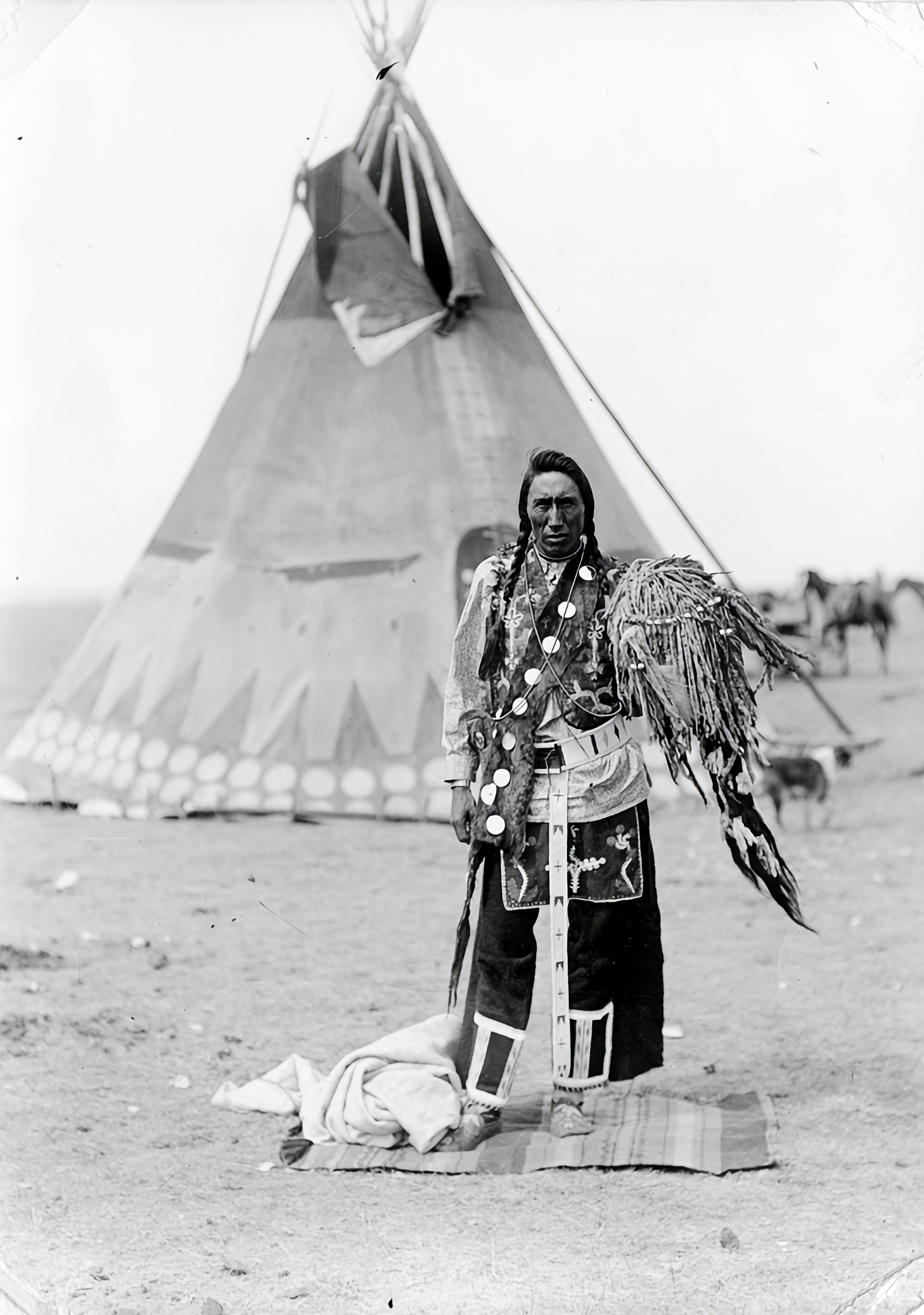 Native American Man Standing