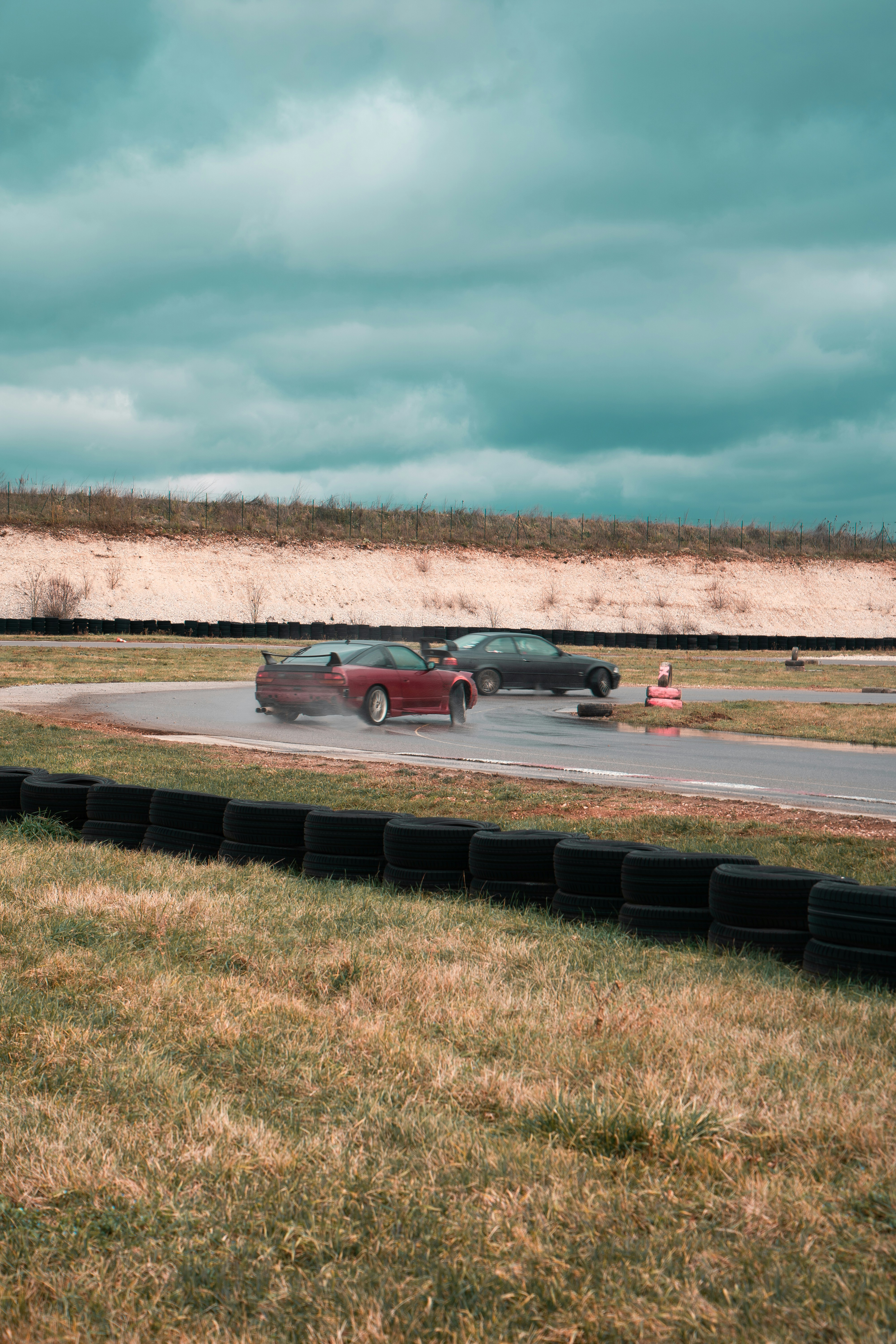 A couple of cars that are sitting in the grass photo – Free Wallpapers ...