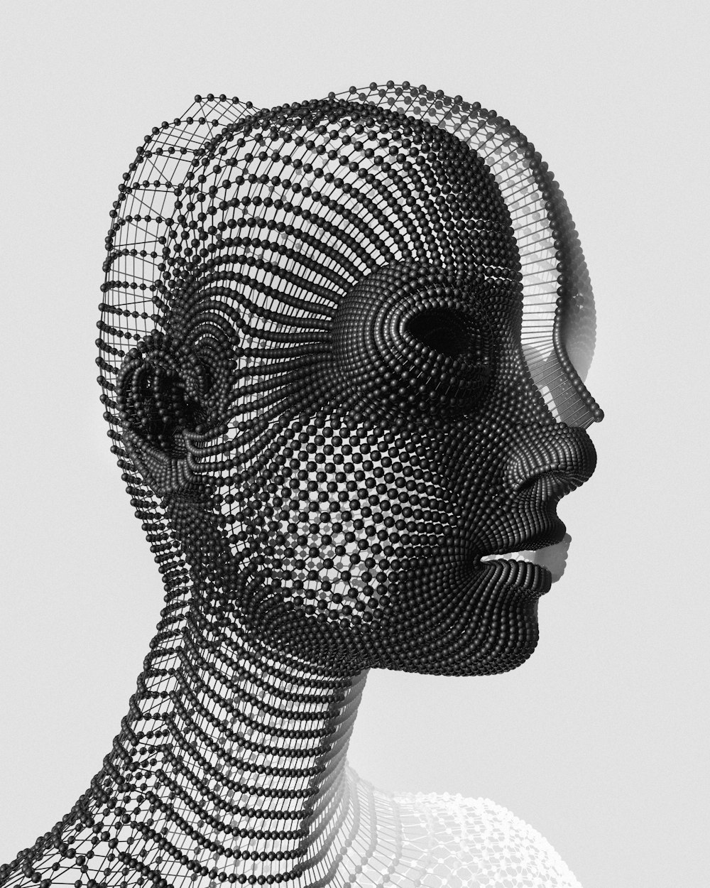 Une photo en noir et blanc du visage d’une femme photo – Photo Base de ... Une photo en noir et blanc du visage d’une femme photo – Photo Base de ...