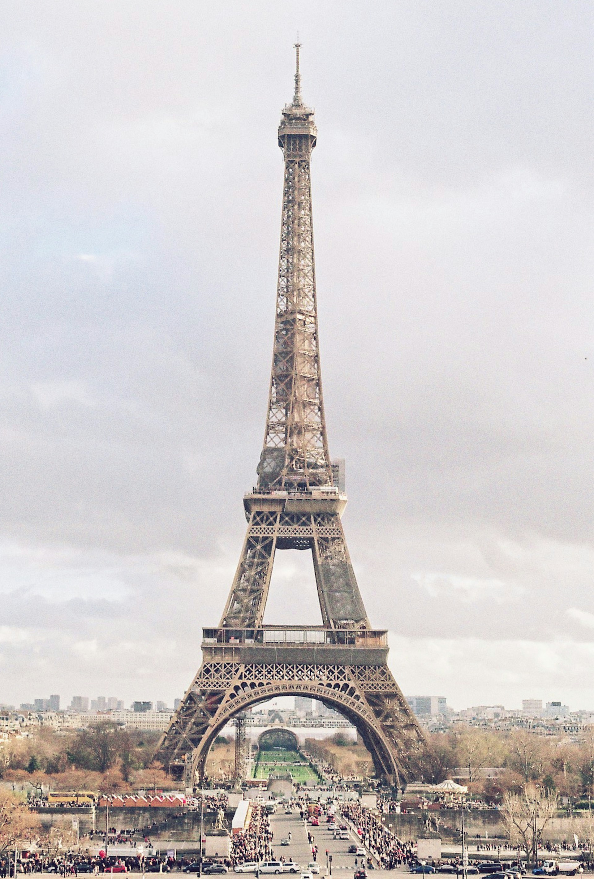 The eiffel tower towering over the city of paris photo – Free Paris ...