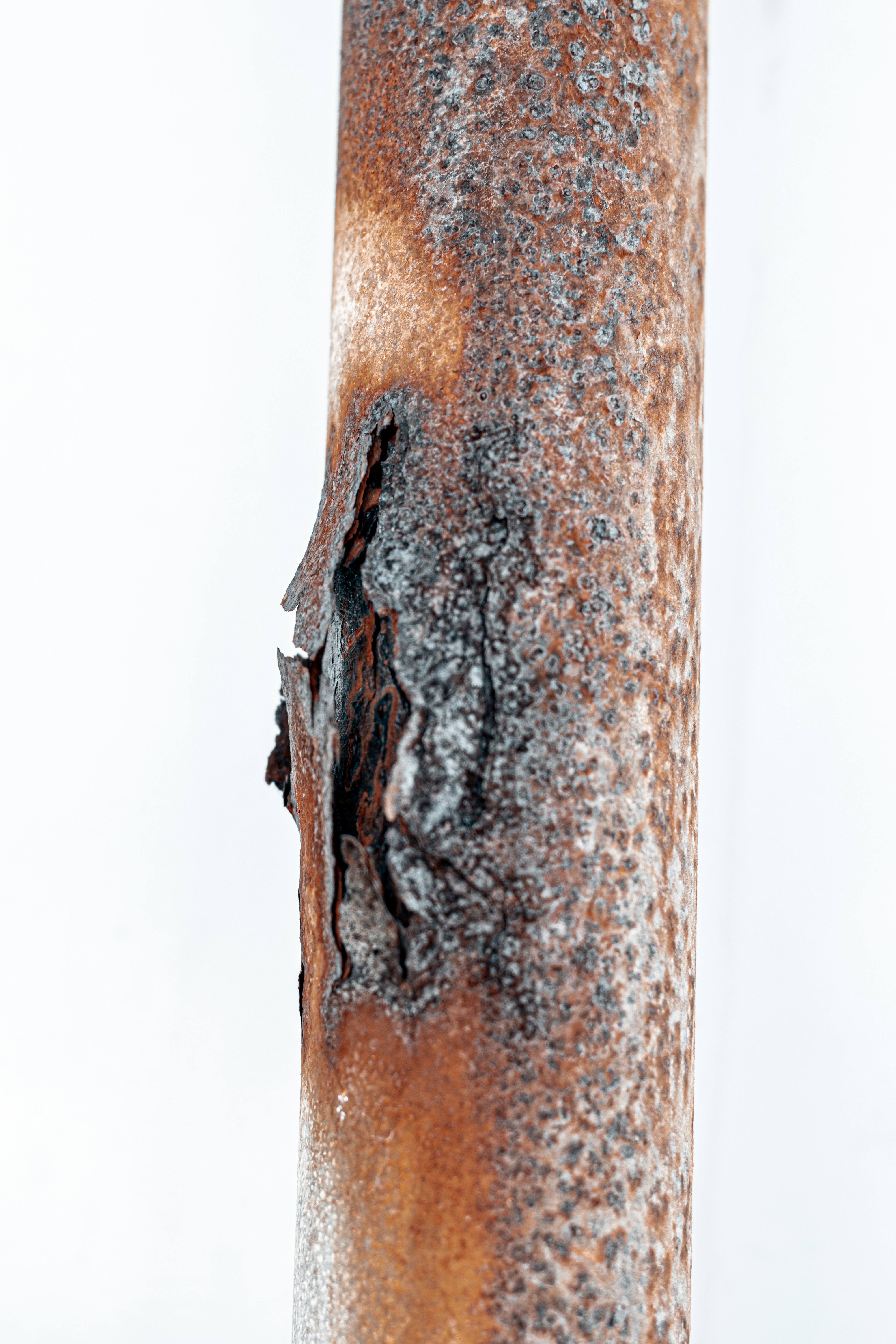 A close up of a rusted metal pole photo – Free Face Image on Unsplash