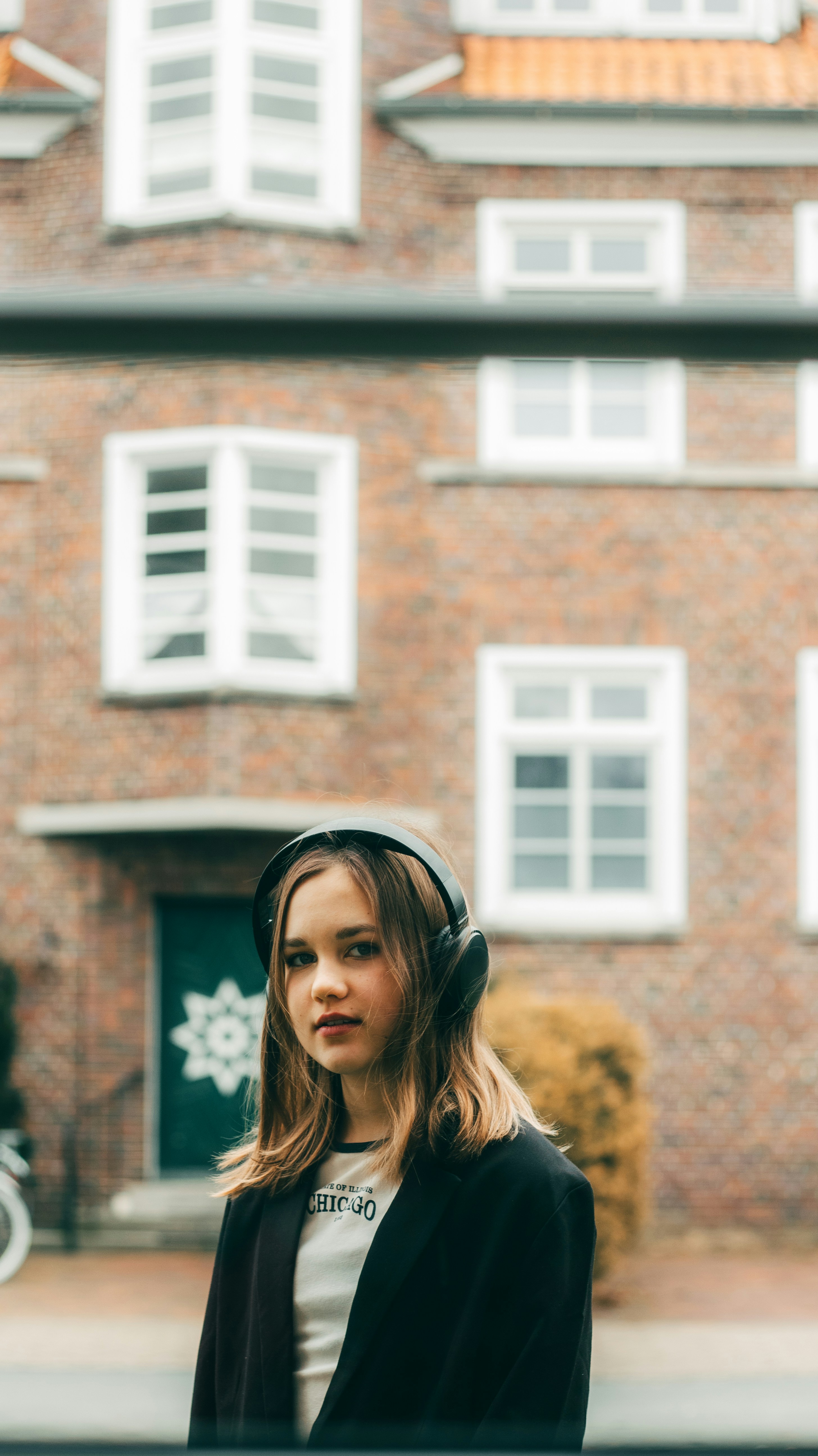 photo session with headphones