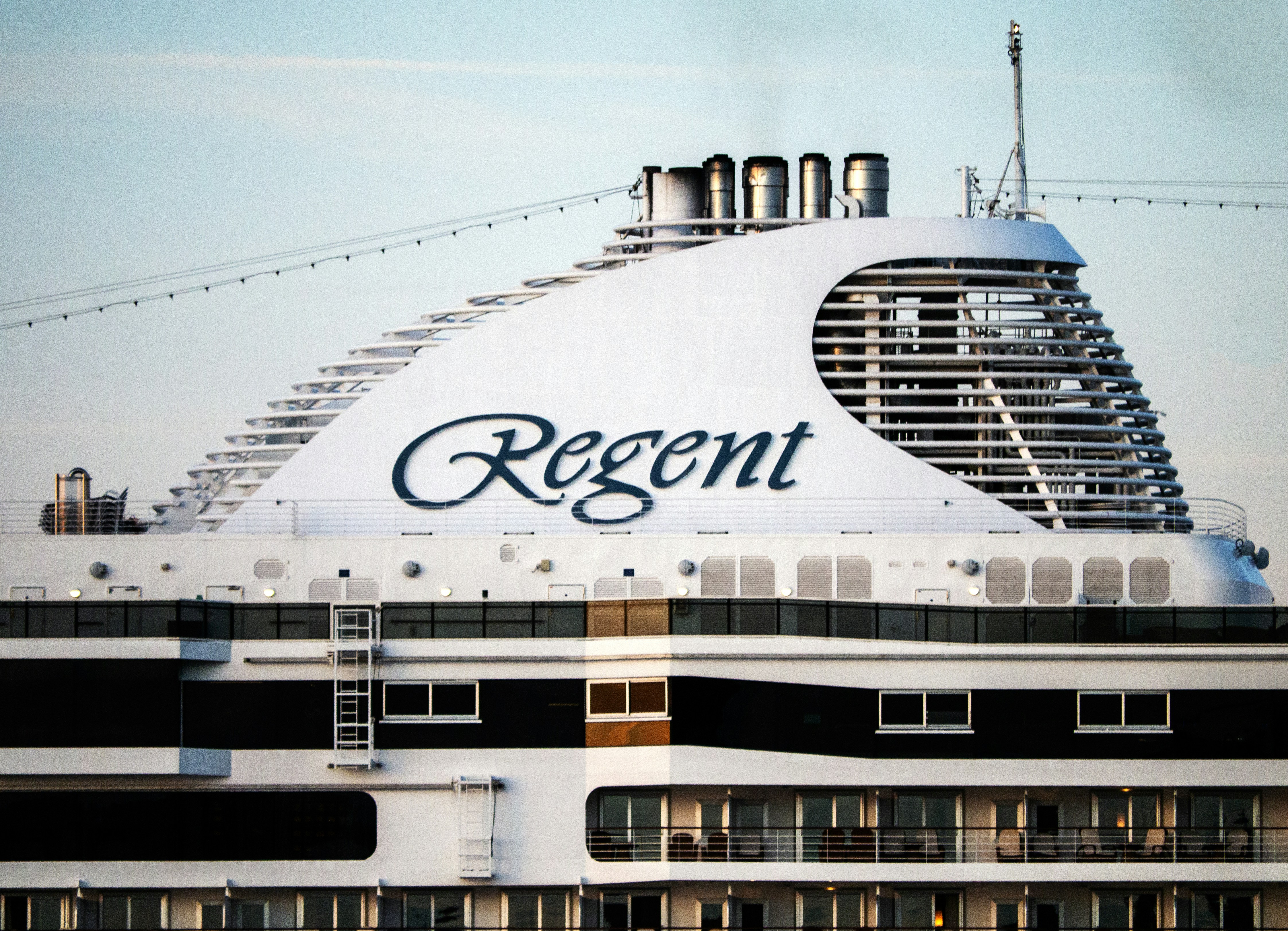 A large cruise ship with the word regent on it's side photo – Free ...