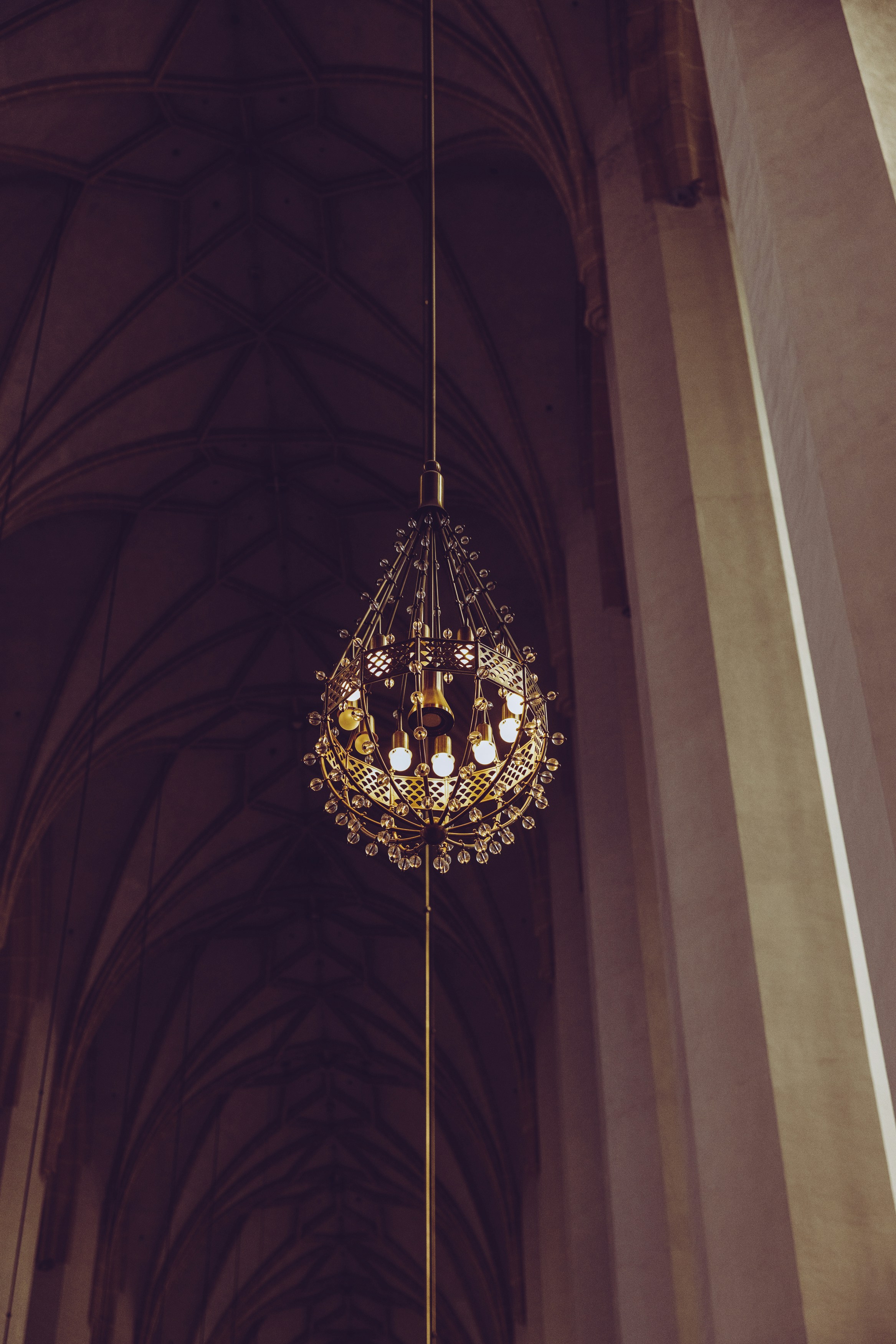 Illuminated Elegance: A Chandelier's Grace