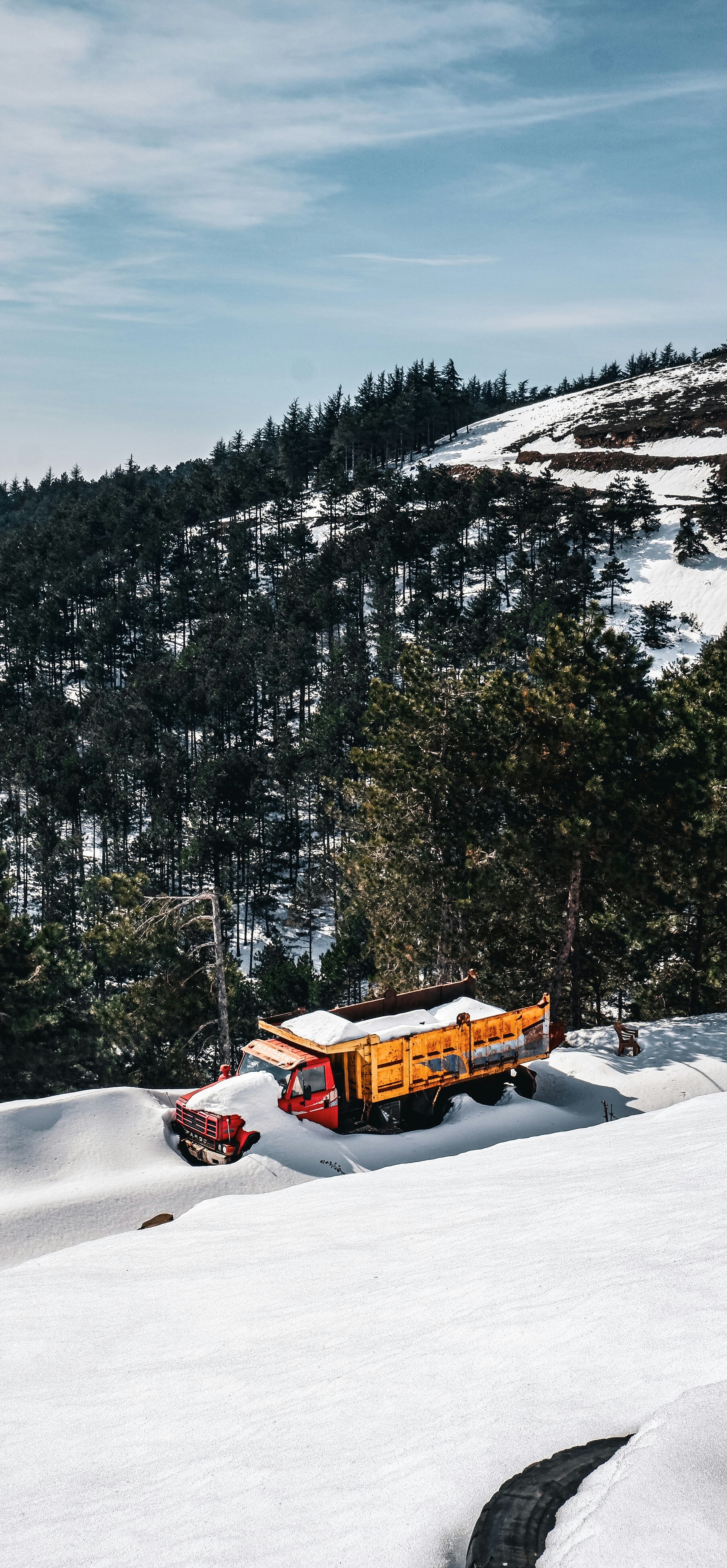 Snowbound Hauler: A Winter Road Belays the Quiet Power