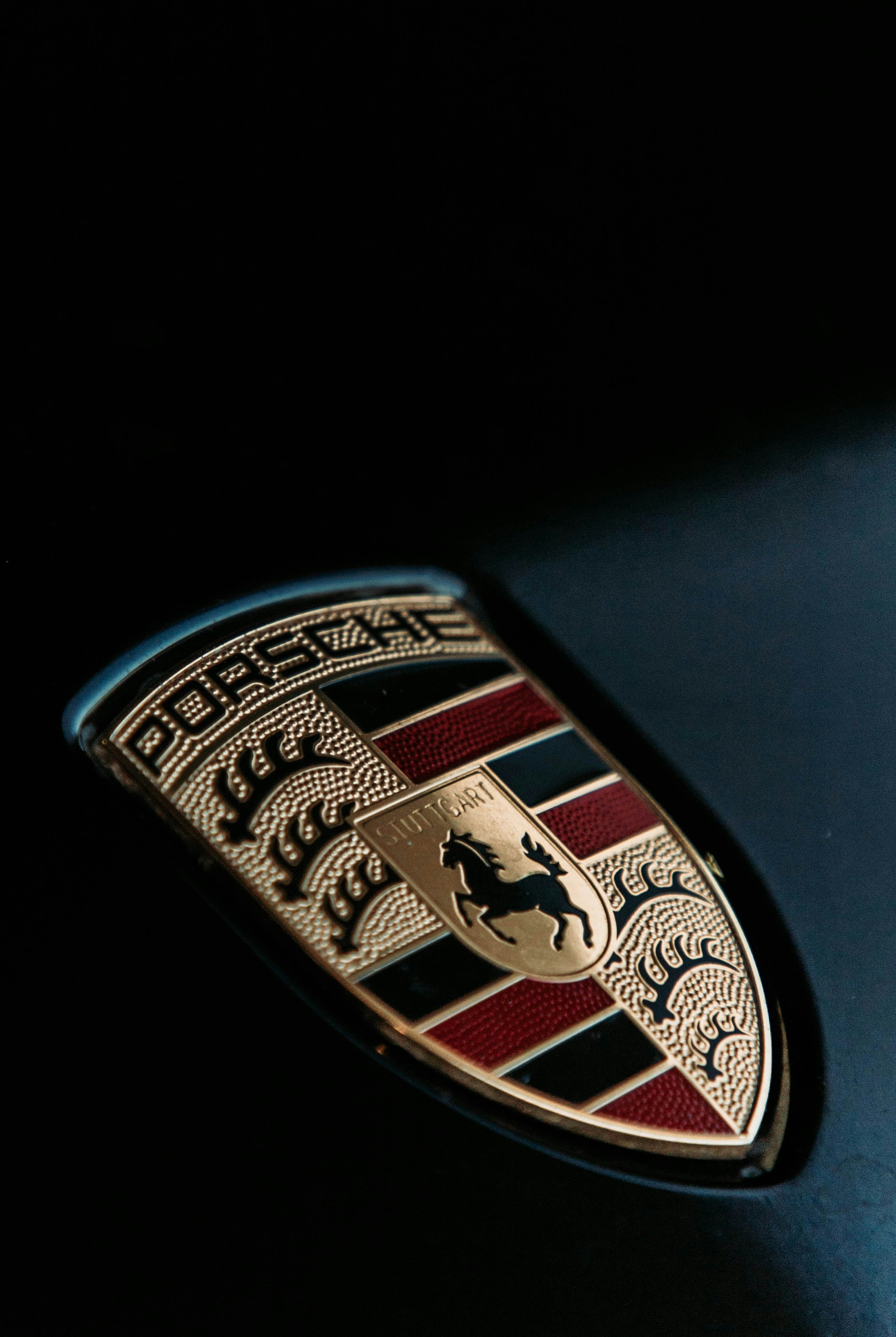 A close up of a badge on a car photo – Free Purdue university Image on ...