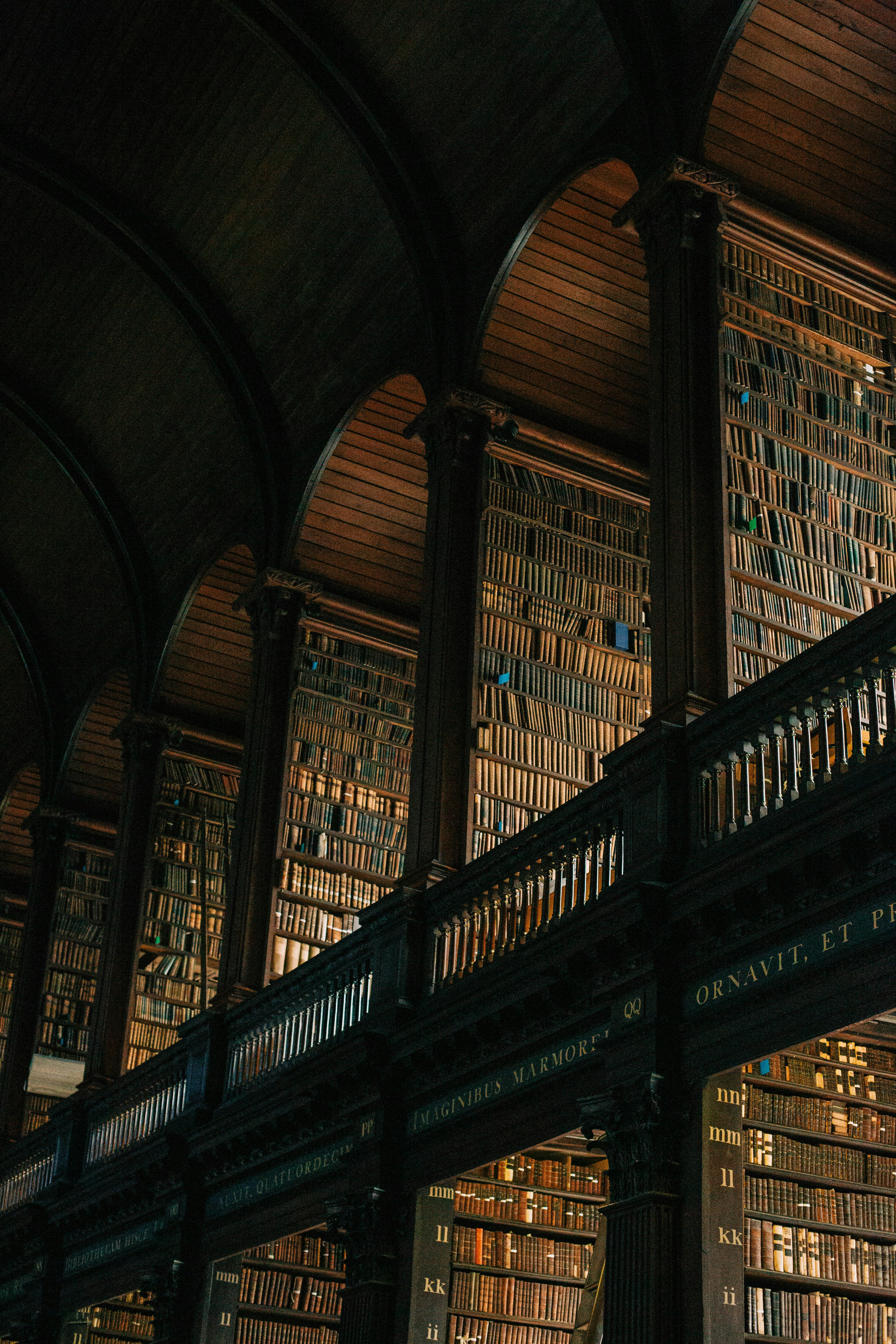 A large library filled with lots of books photo – Free Trinity college ...