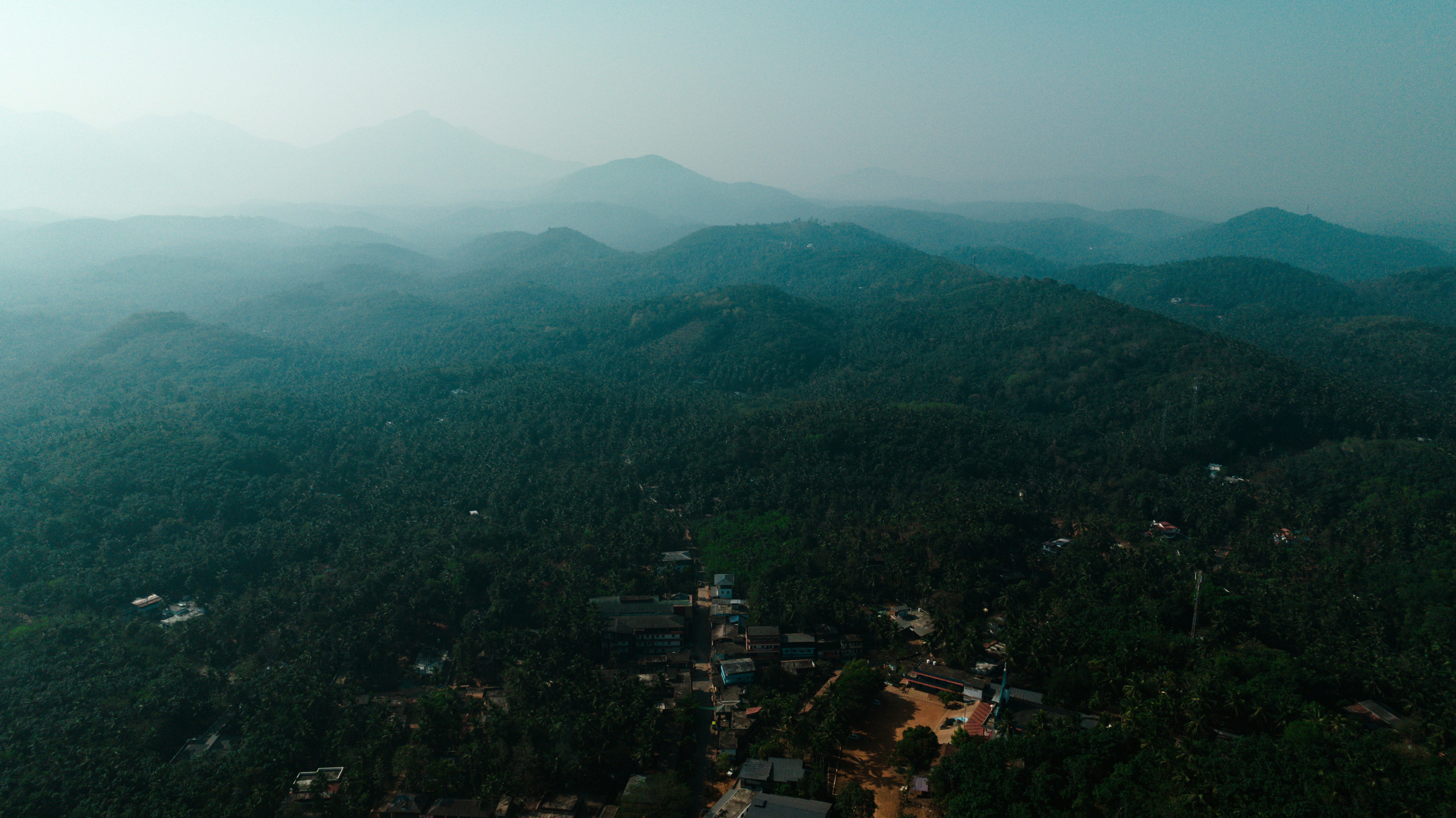 Emerald Canopy: A Serene Village Nestled in Nature's Embrace