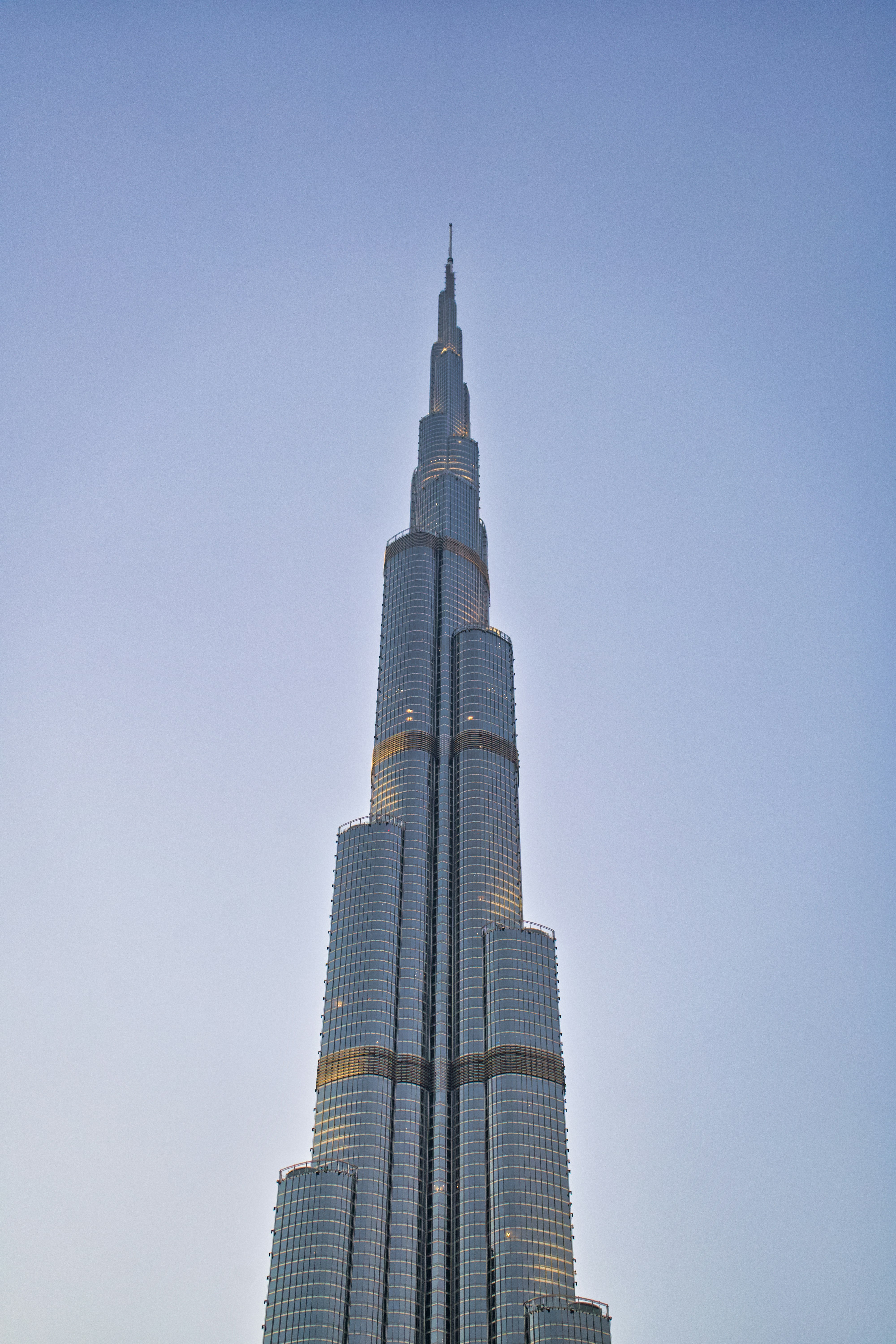 The tip of the Burj Khalifa
