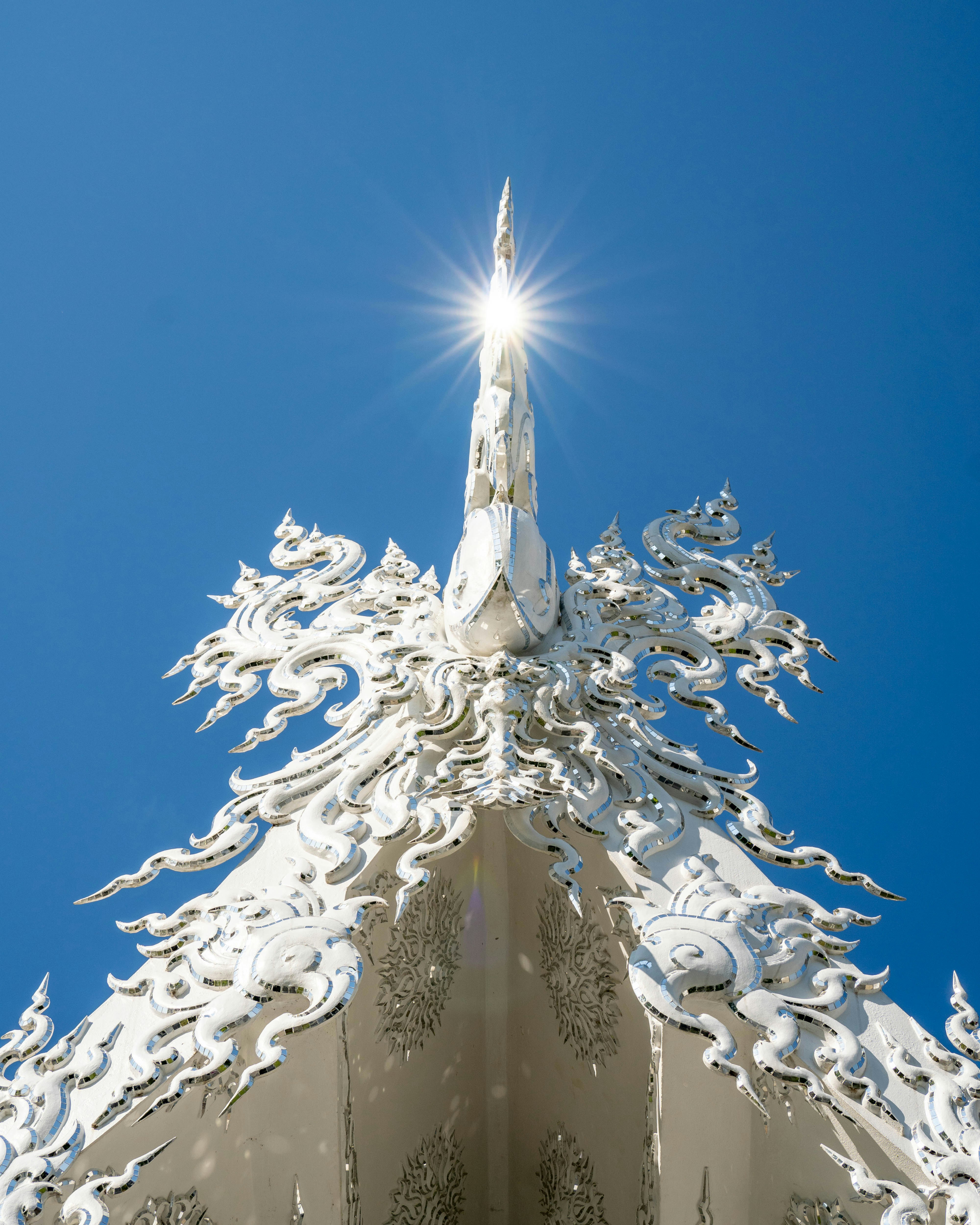 Sunburst on the Dragon-Scroll Spire