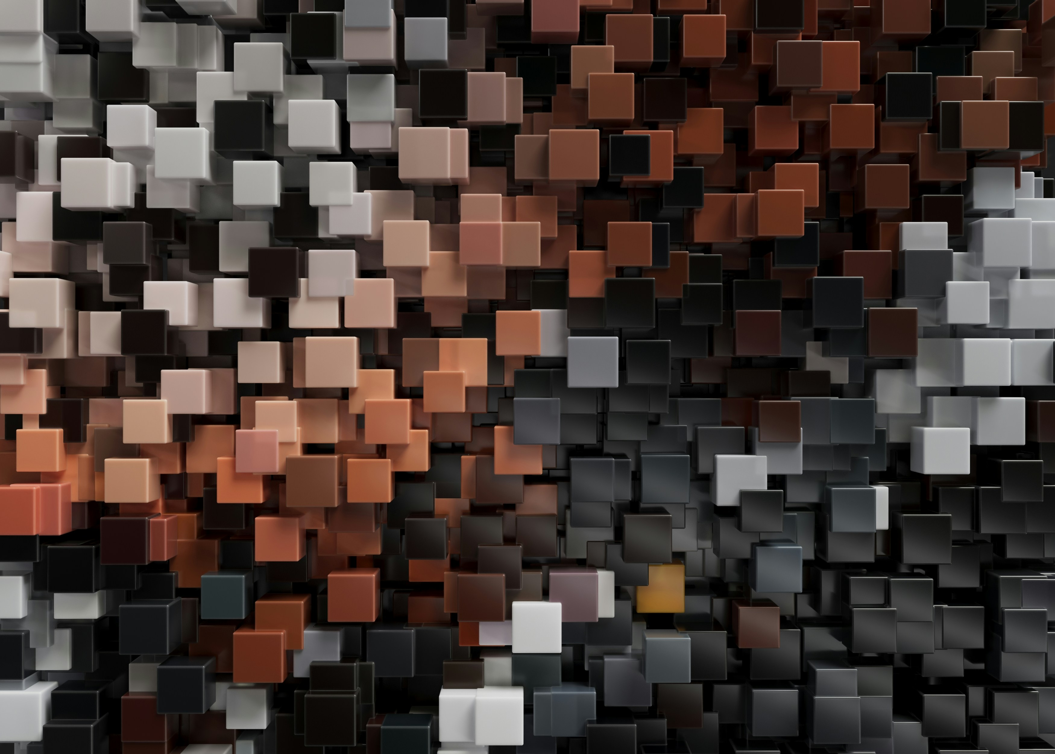 A group of cubes that are all different colors photo – Free Digital ...