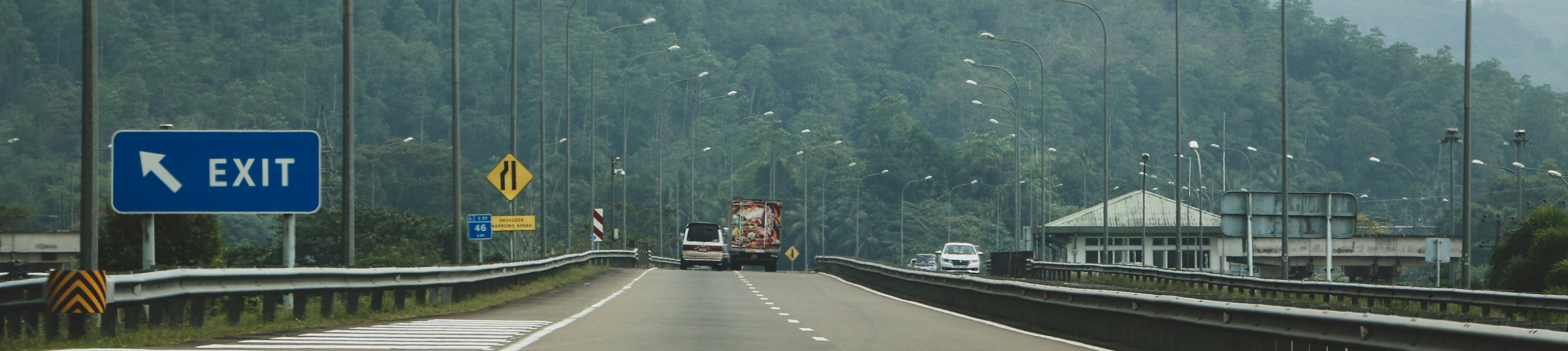 Highway Portal to Misty Peaks