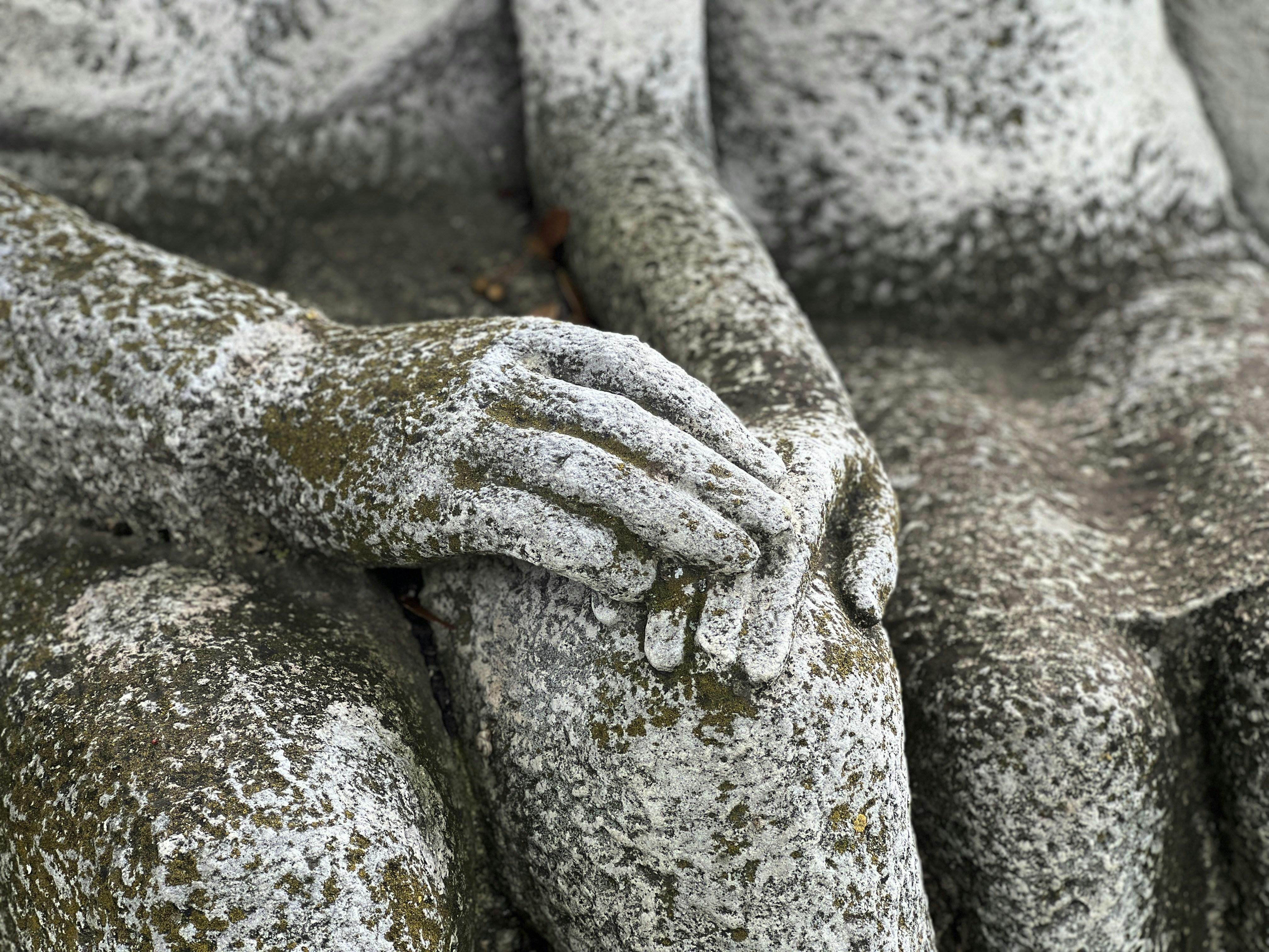 Timeless Touch: Stone Hands in Harmony