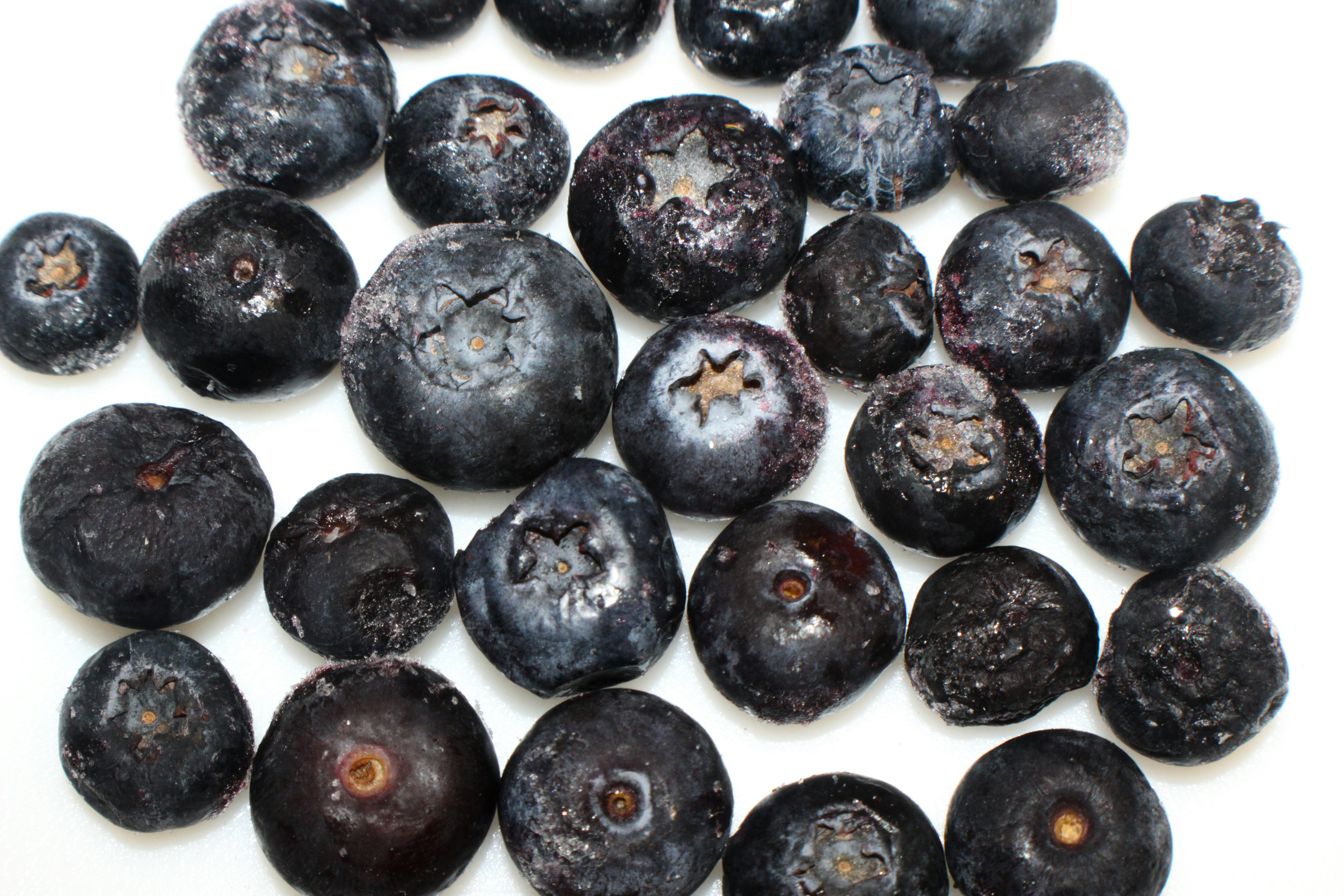 Frozen blueberries