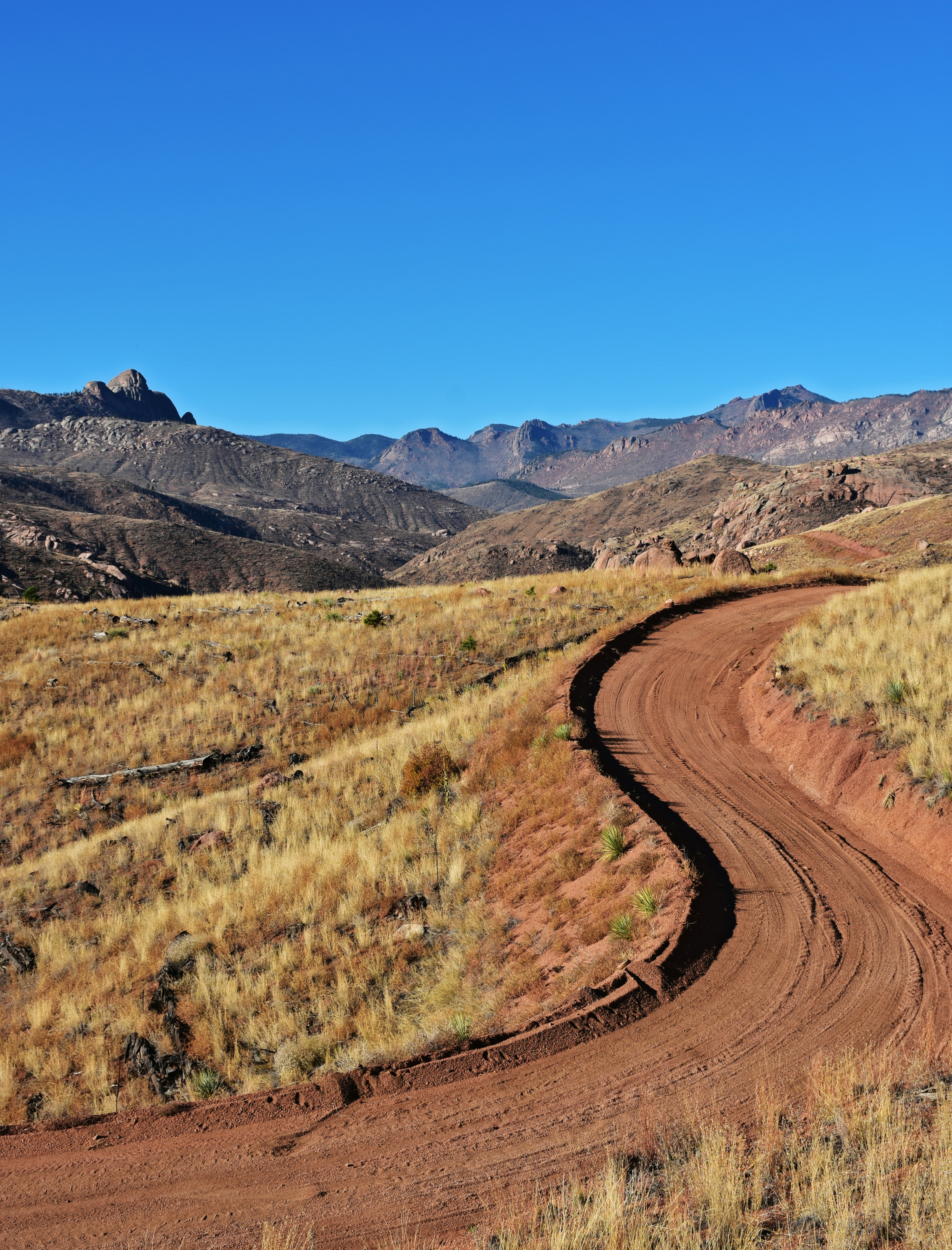Curvy road in the mountains