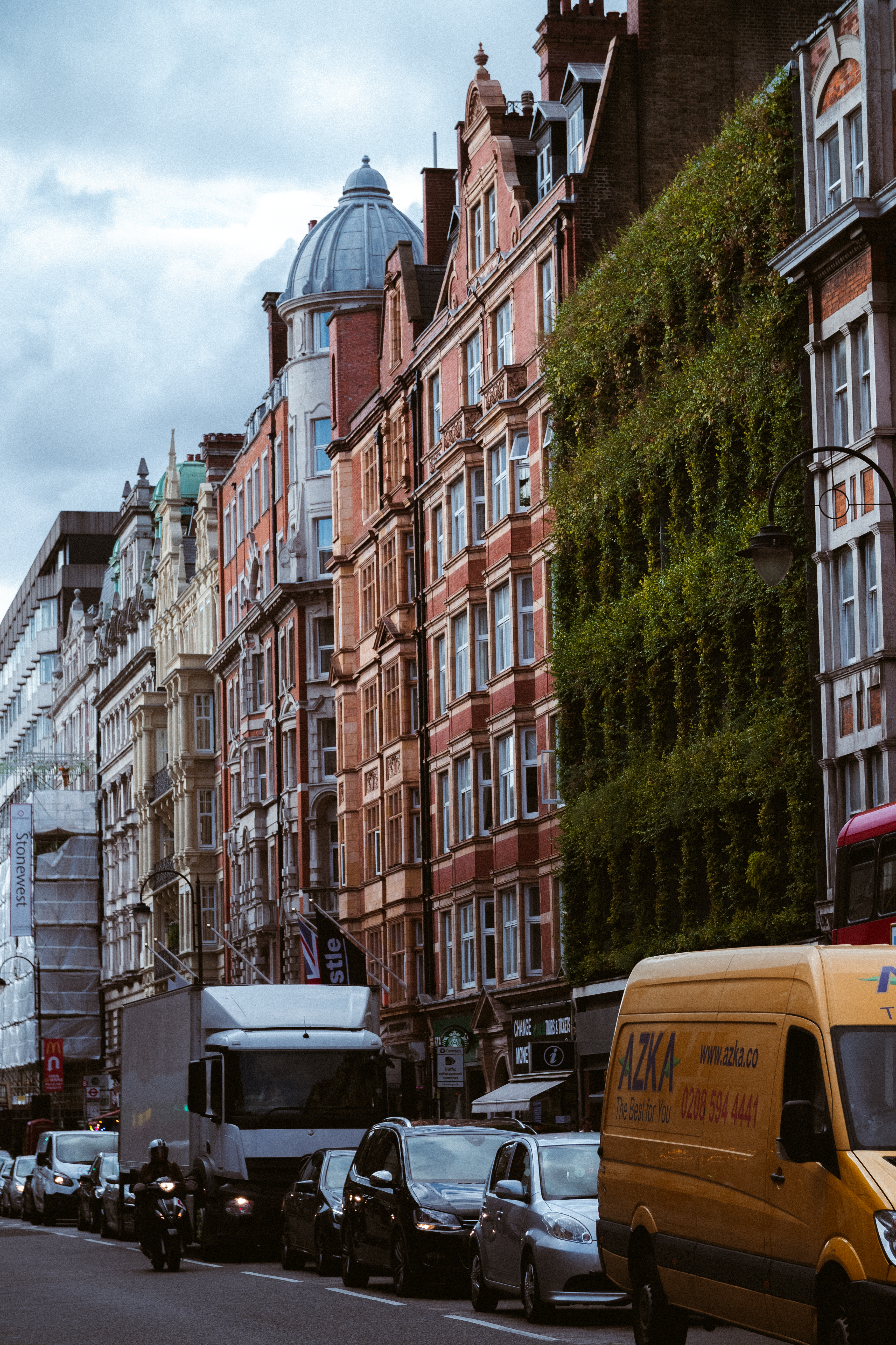 Royal Lane: A City Street Portrait Amid Historic Facades