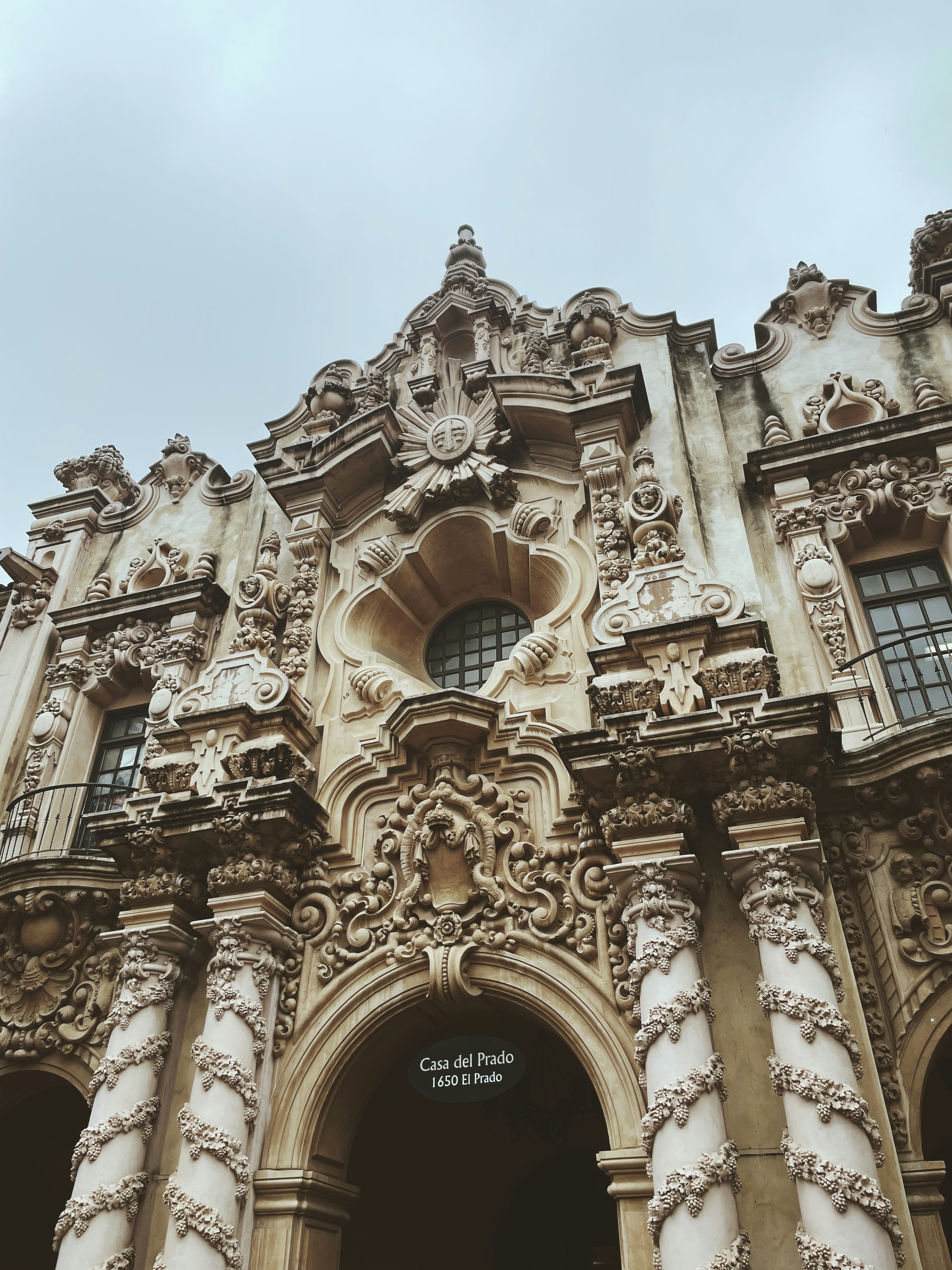 Ornate Baroque Portal of Casa del Prado