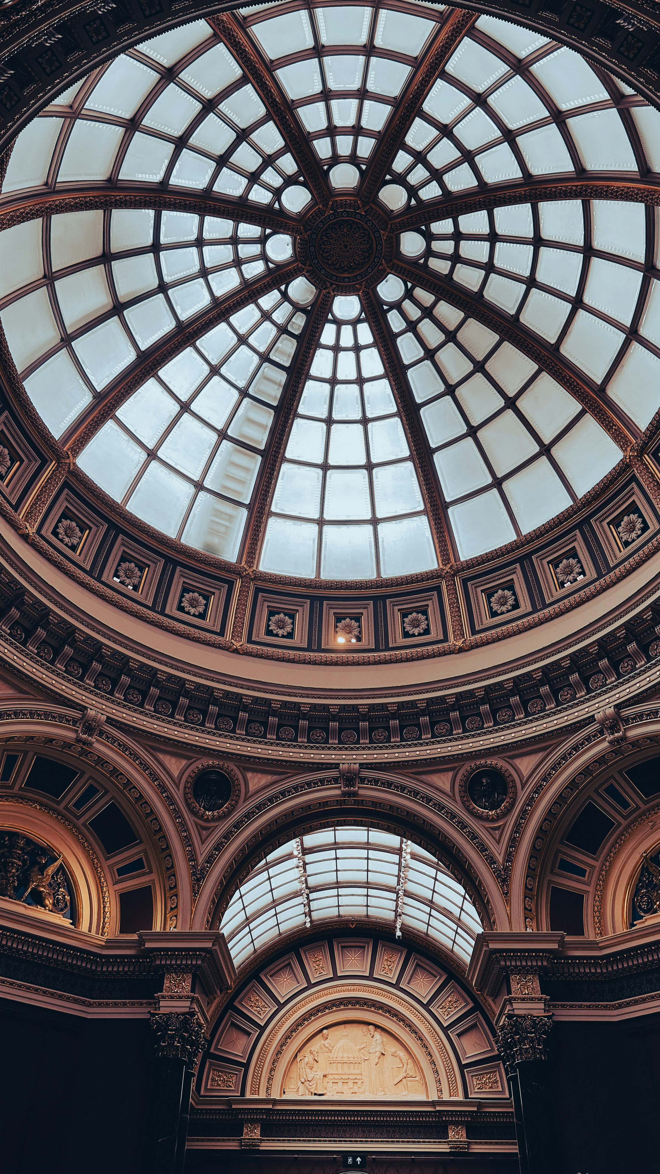 A domed glass ceiling in a building photo – Free Building Image on Unsplash