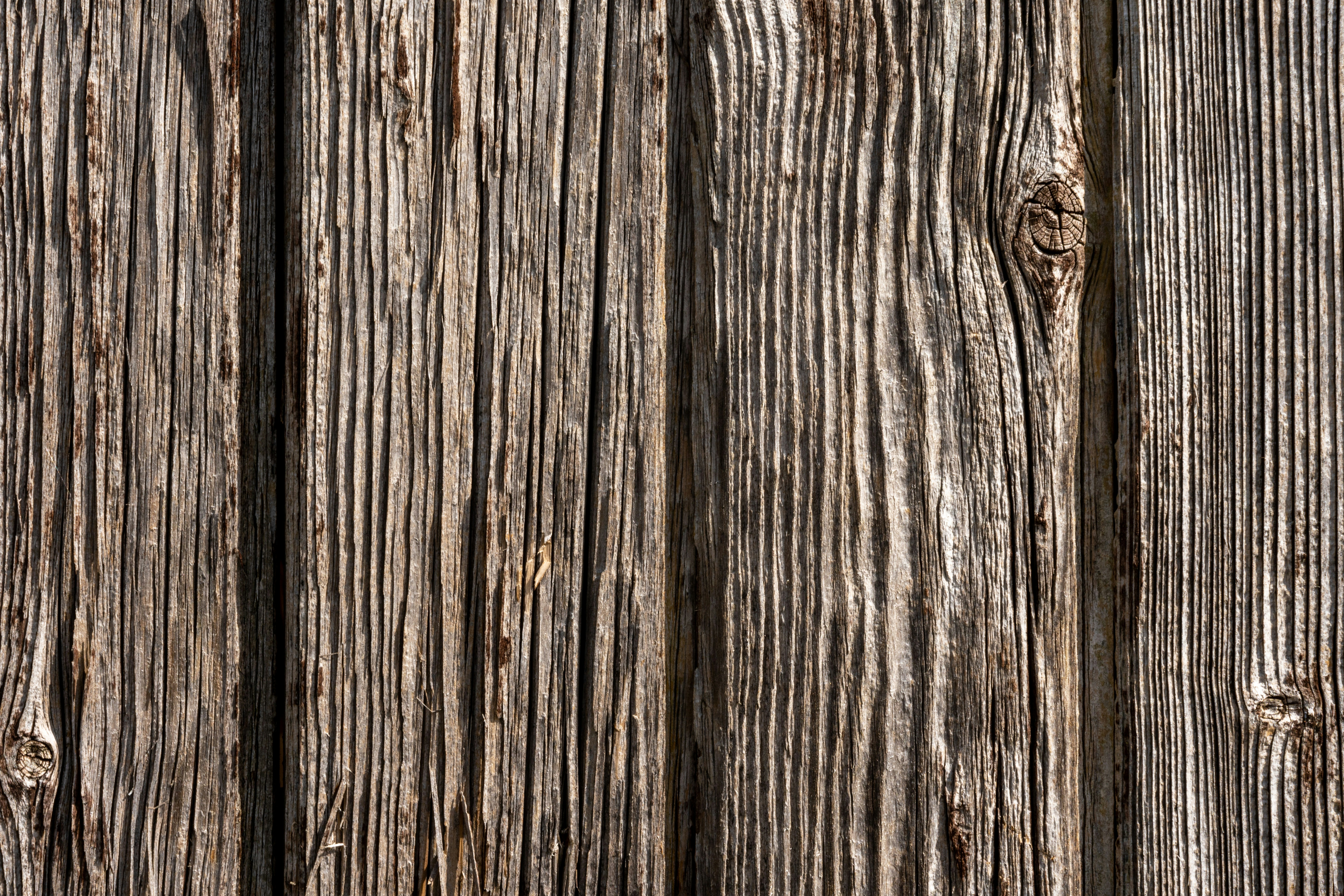 a close up view of a wooden fence