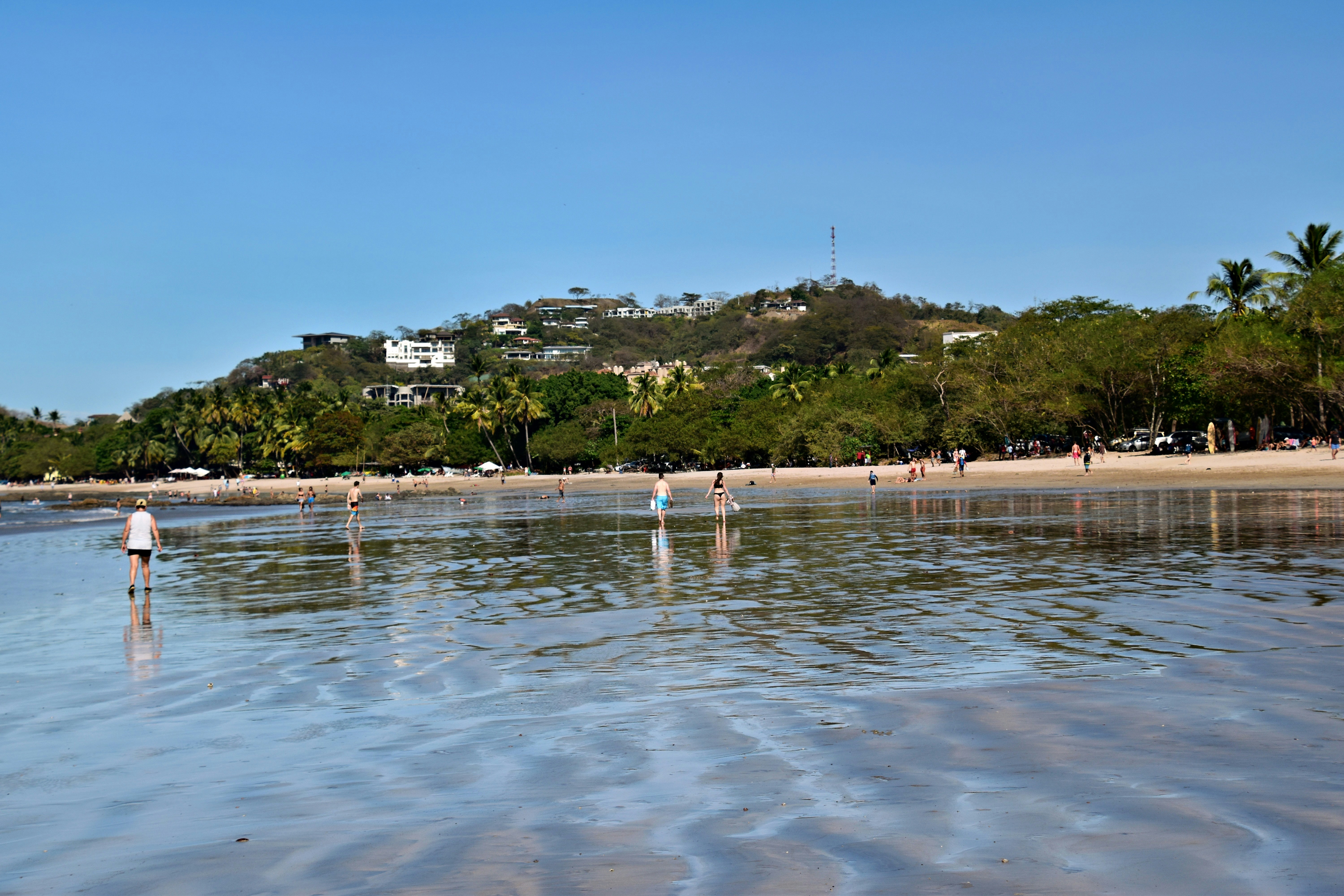 A group of people standing on top of a sandy beach photo – Free ...