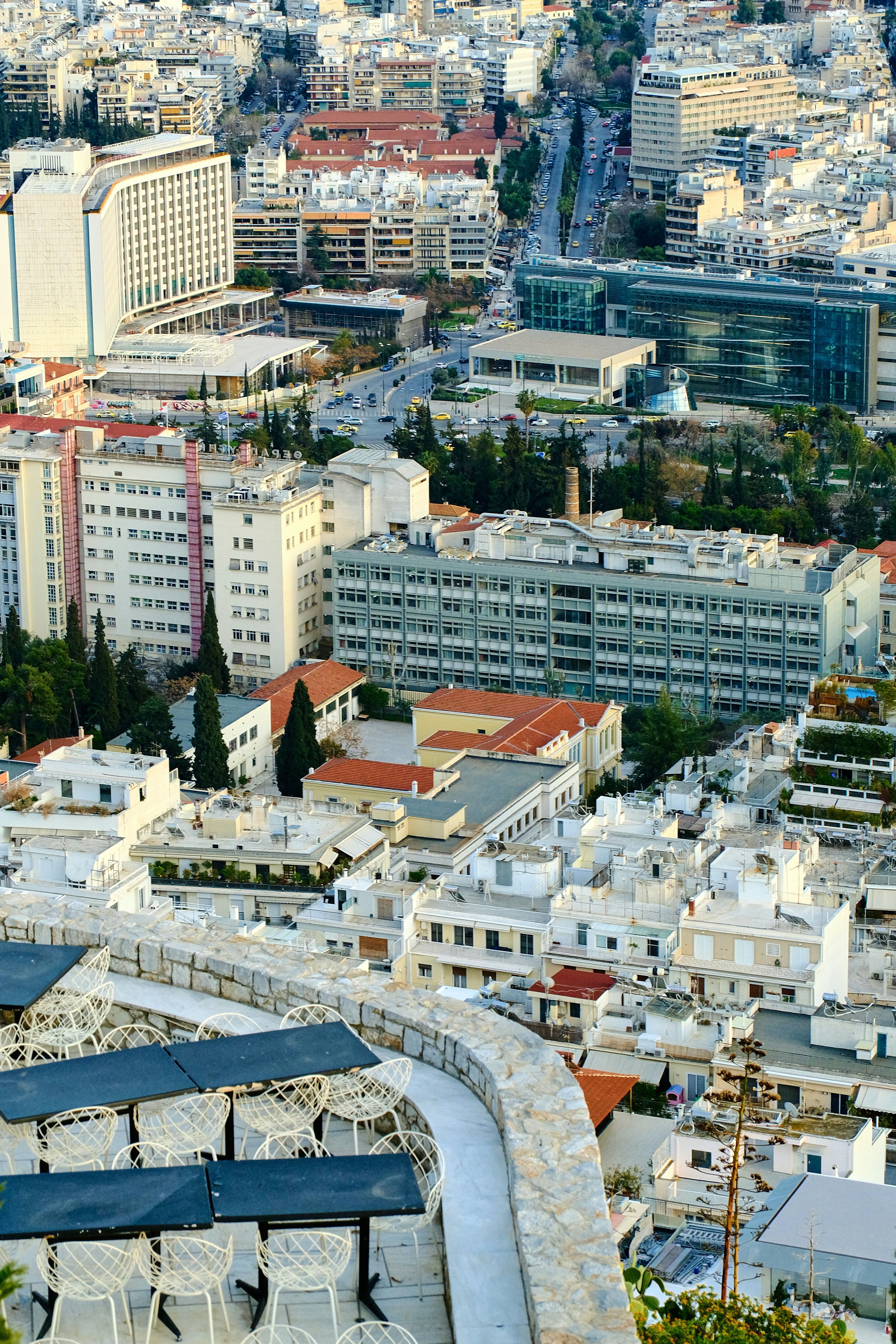 A view of a city from a high point of view photo – Free Urban Image on ...