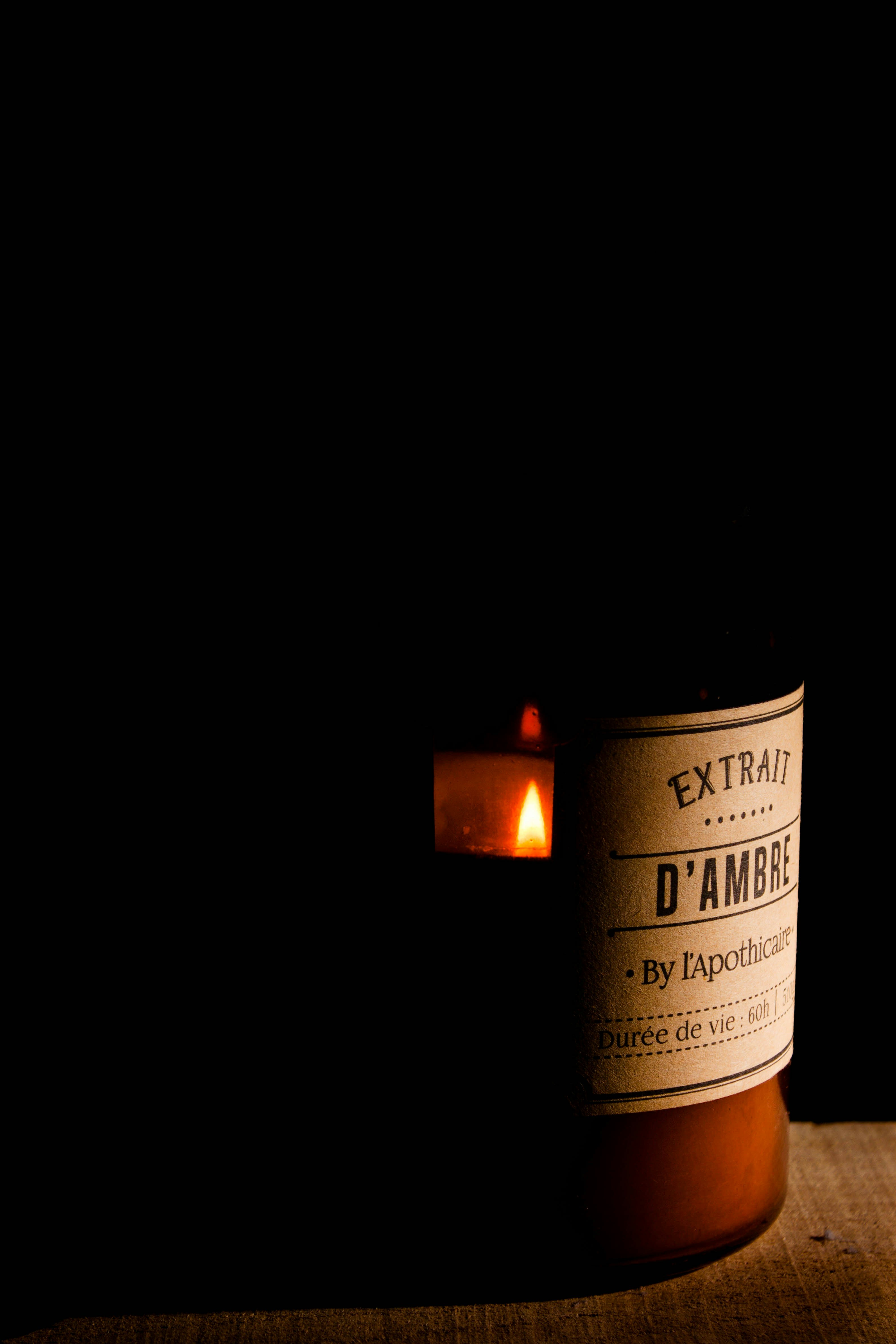 Amber Whisper in the Dark: Extrait d'Ambre by a Gentle Flame