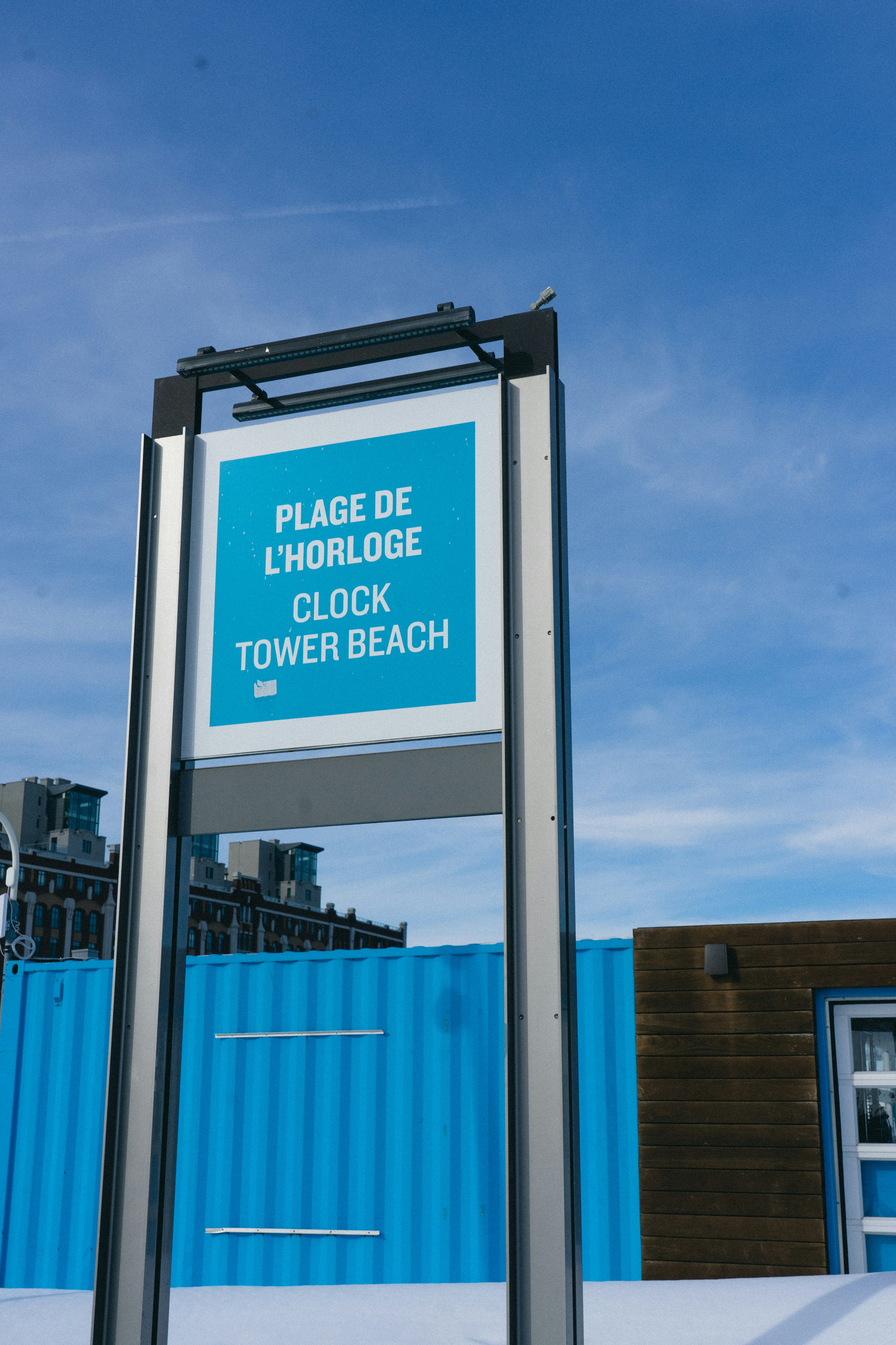 Blue Signpost at Tower Beach