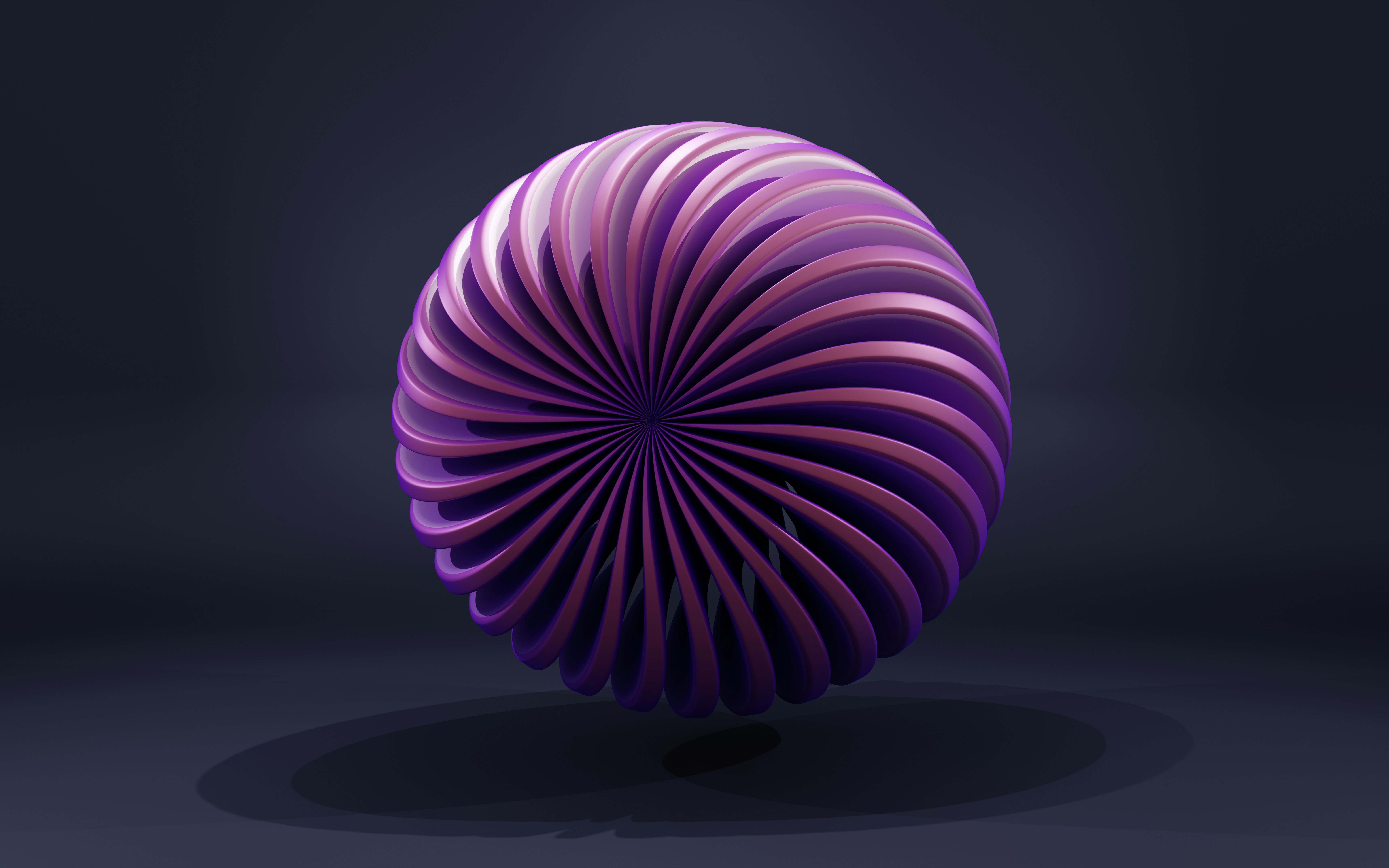 A purple object is shown in a dark room photo – Free Sphere Image on ...