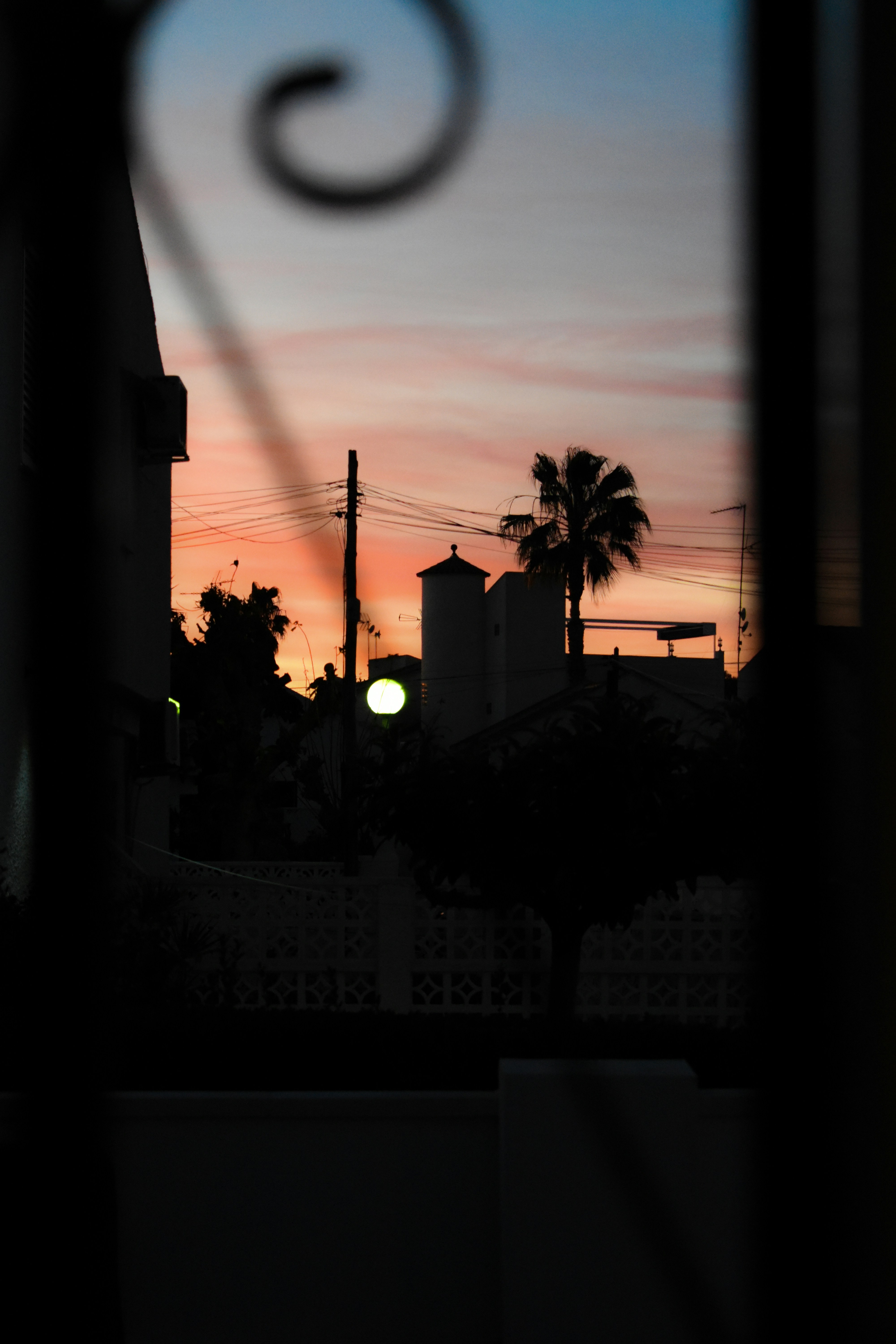 Twilight Silhouettes Framed in Urban SerenityCALITORE