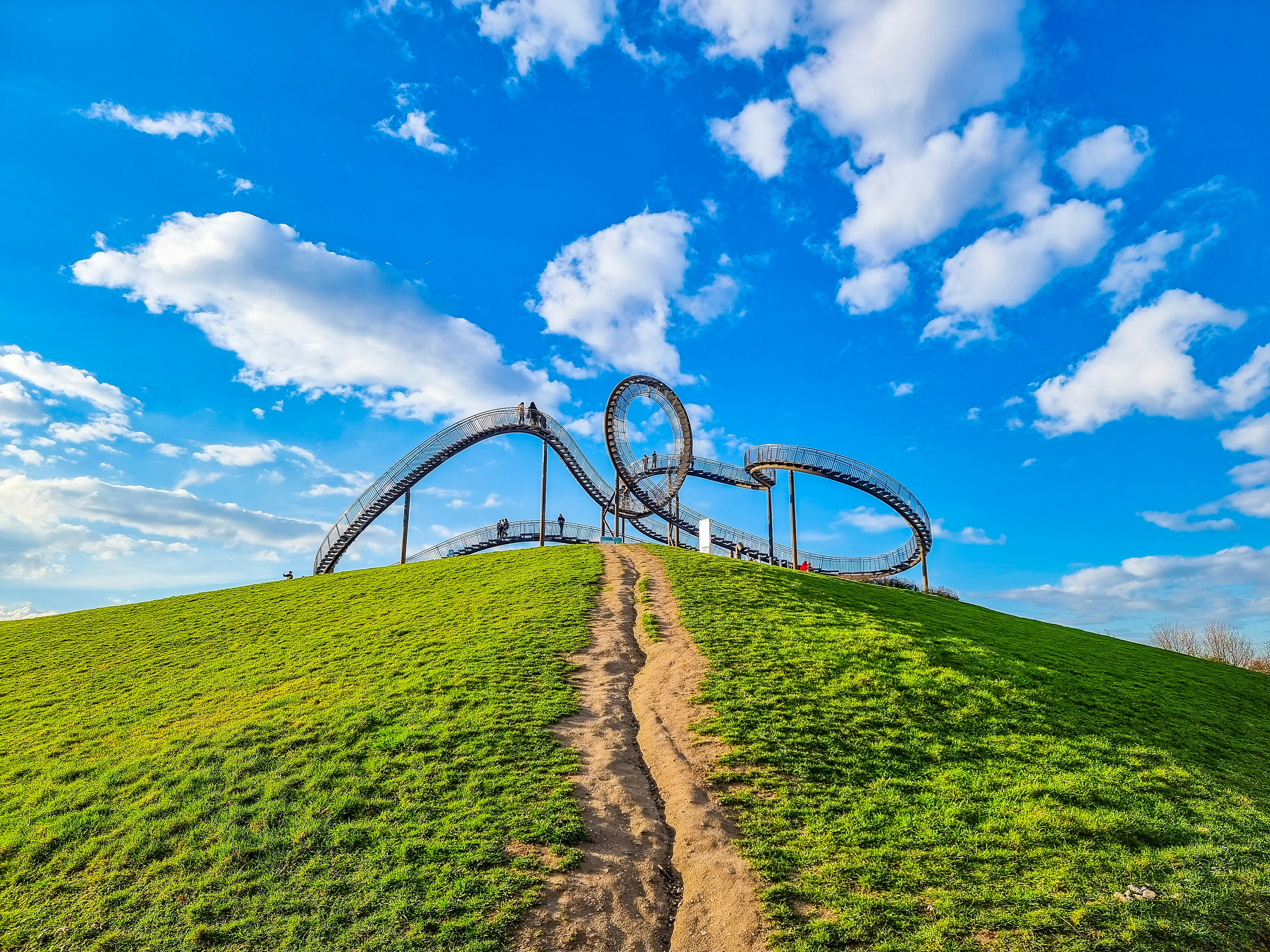 Roller Coaster Top Of Hill