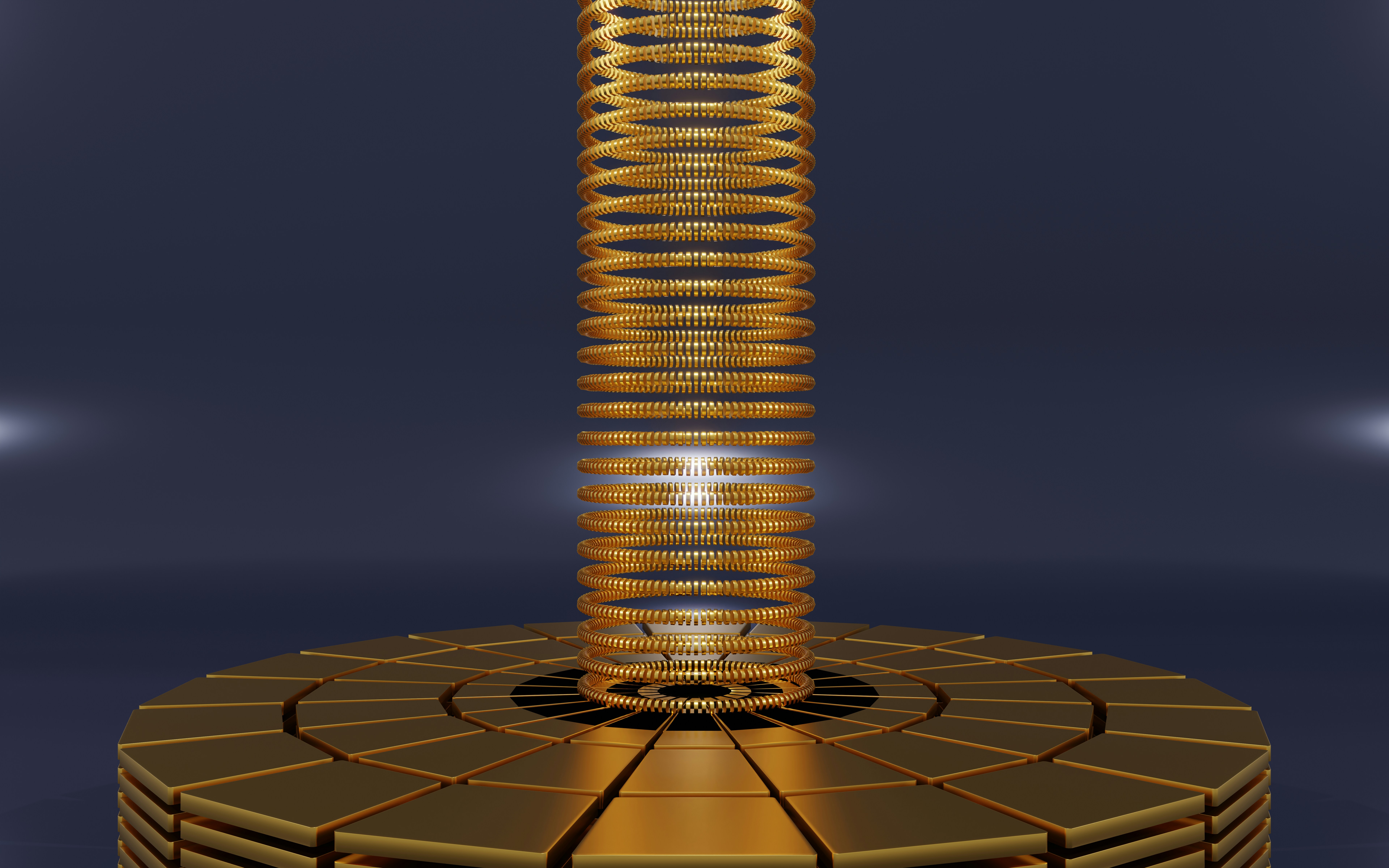A very tall tower with many spirals on top of it photo – Free Spiral Image on Unsplash
