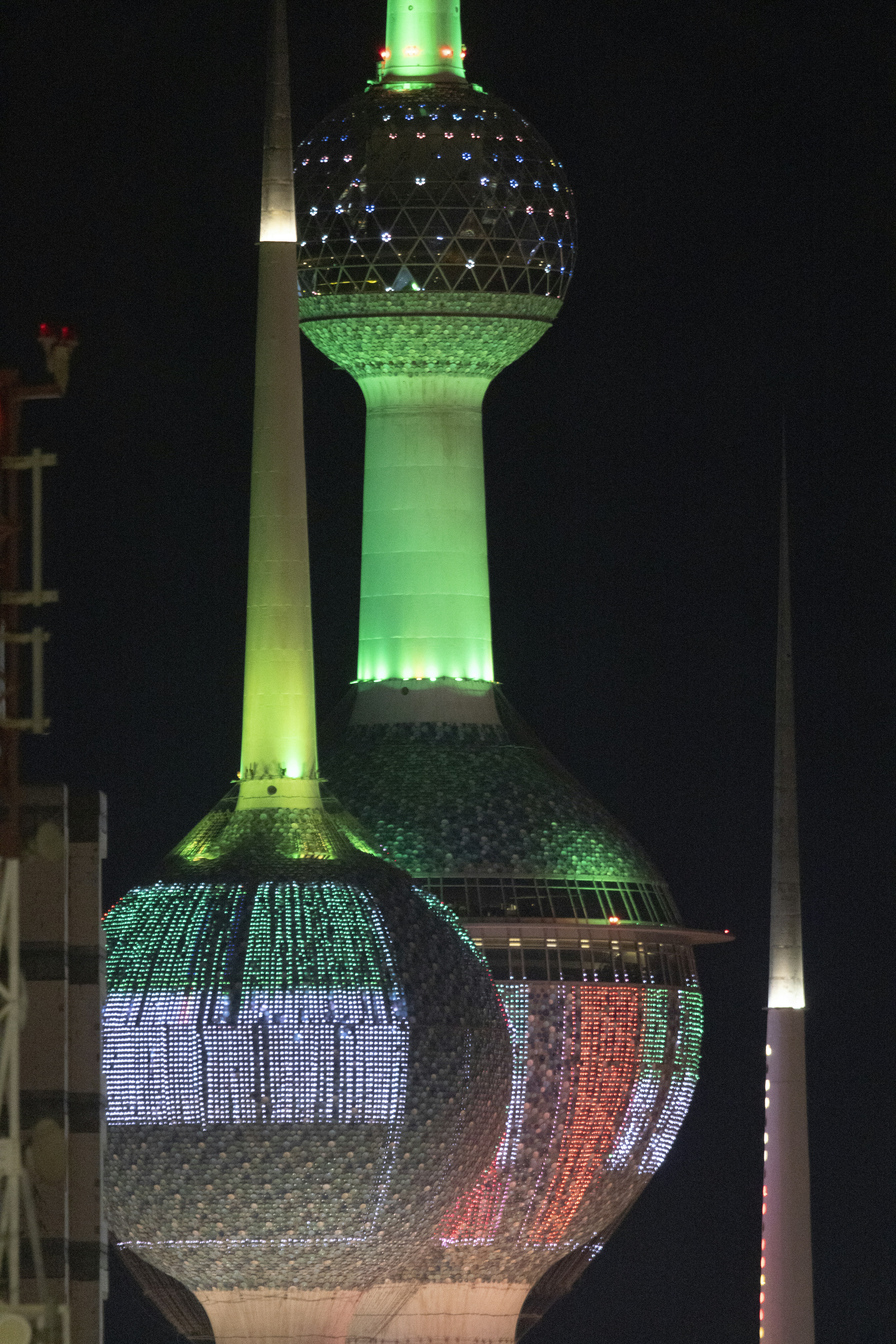 Neon Orbs Over Shanghai: Night Portrait of the Oriental Pearl Tower