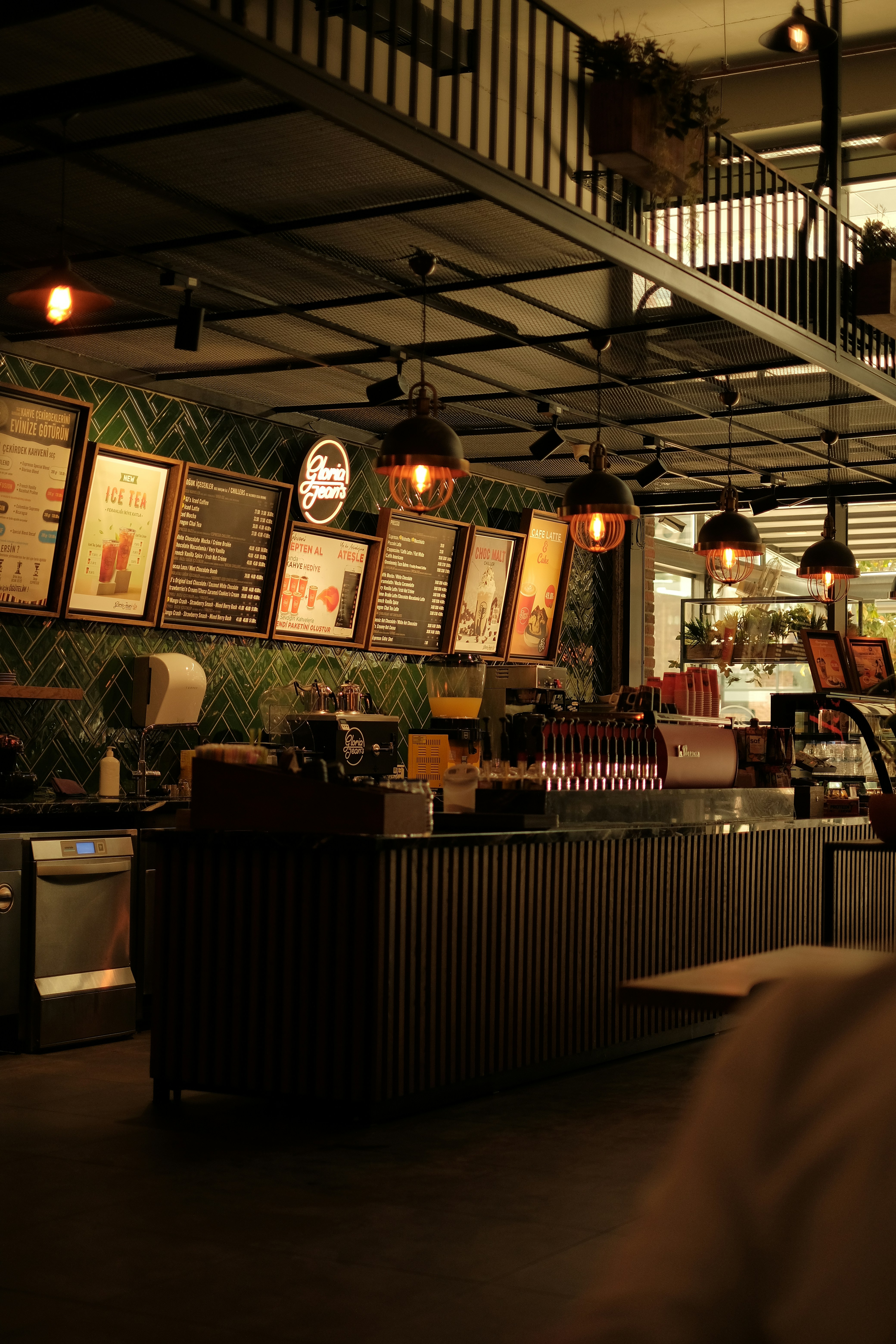 A restaurant with menus hanging from the ceiling photo – Free İstanbul ...