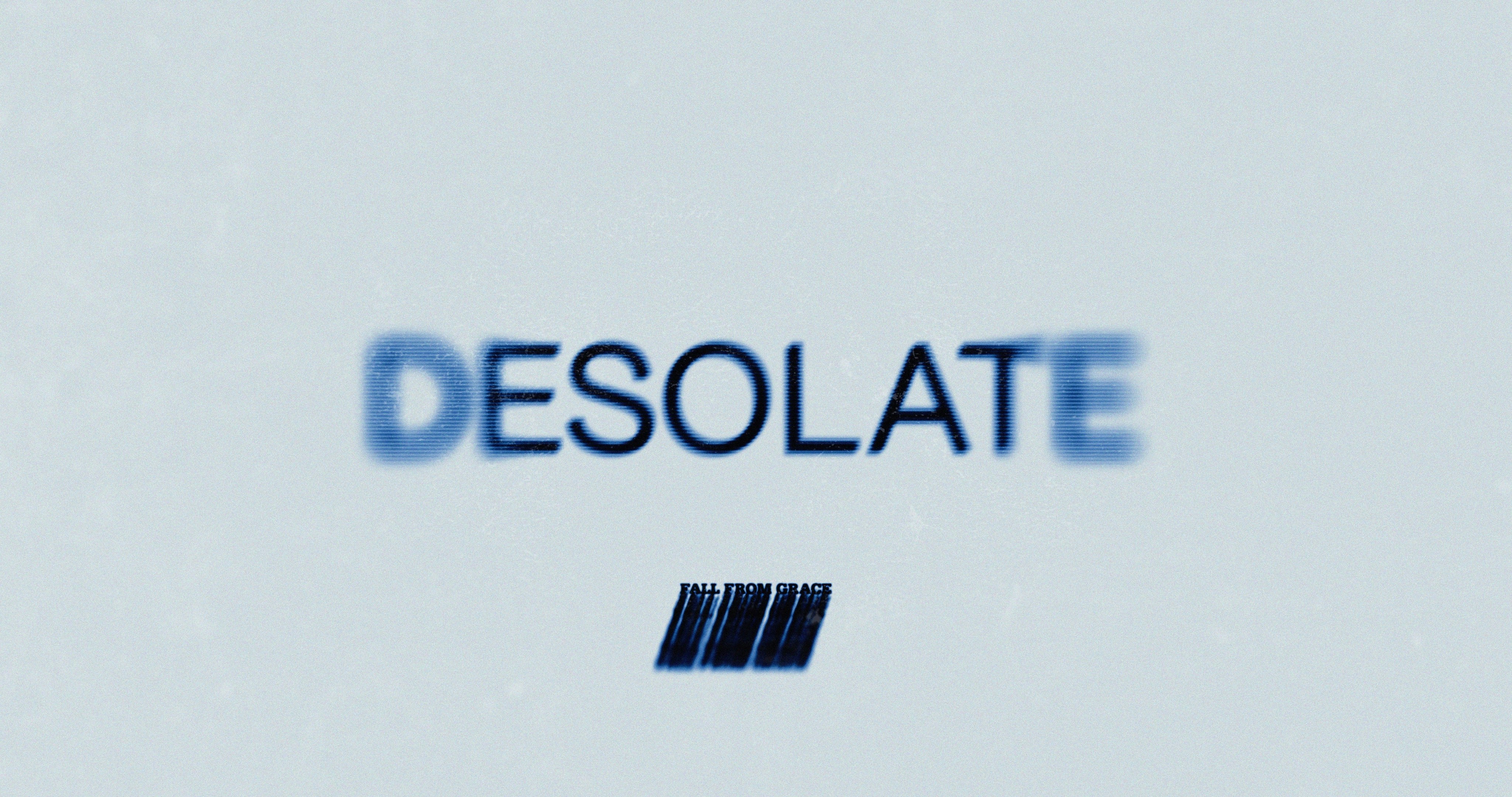 A close up of the word desolate on a white background photo – Free ...
