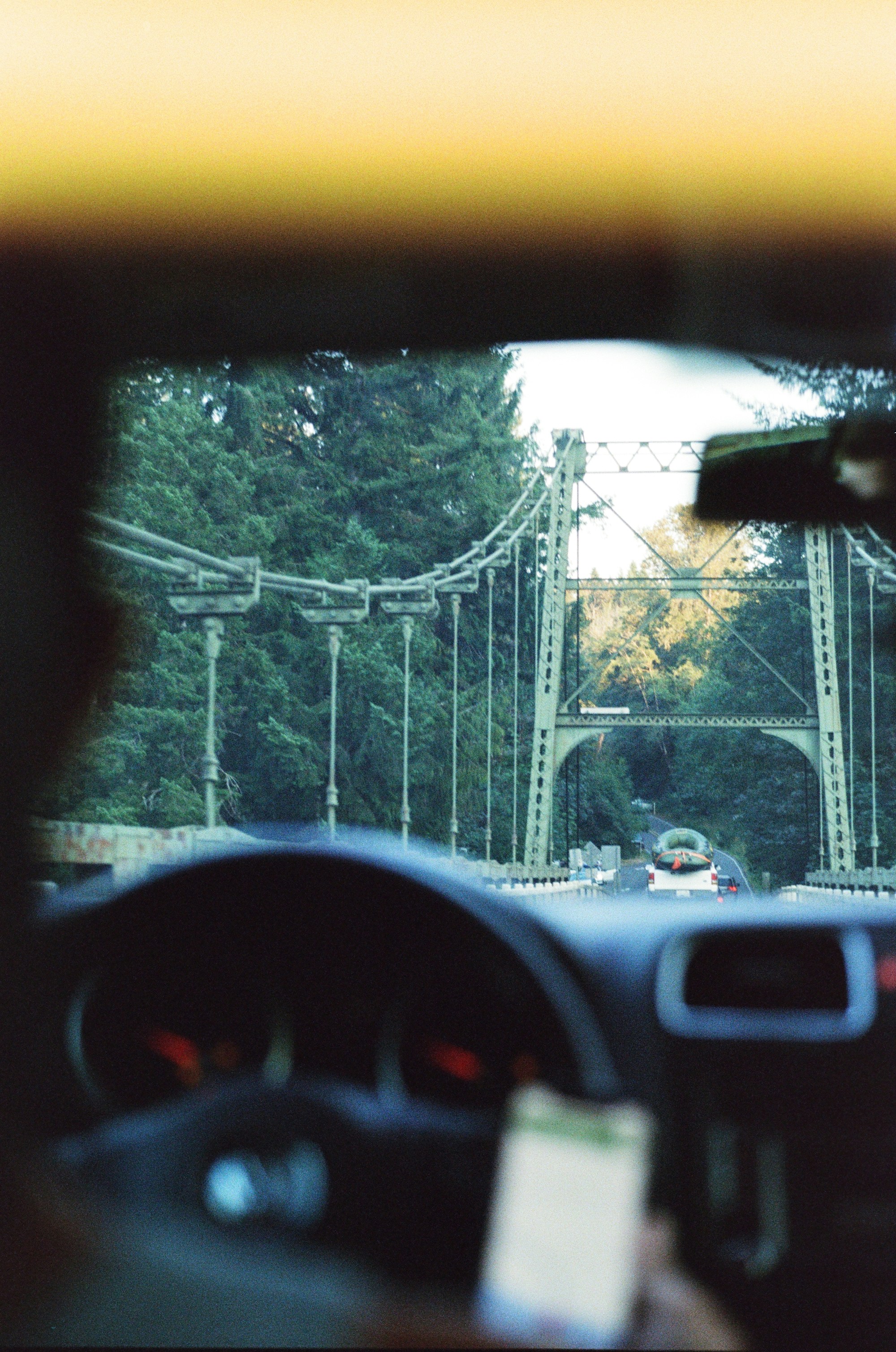 A view of a bridge from inside a car photo – Free Car Image on Unsplash