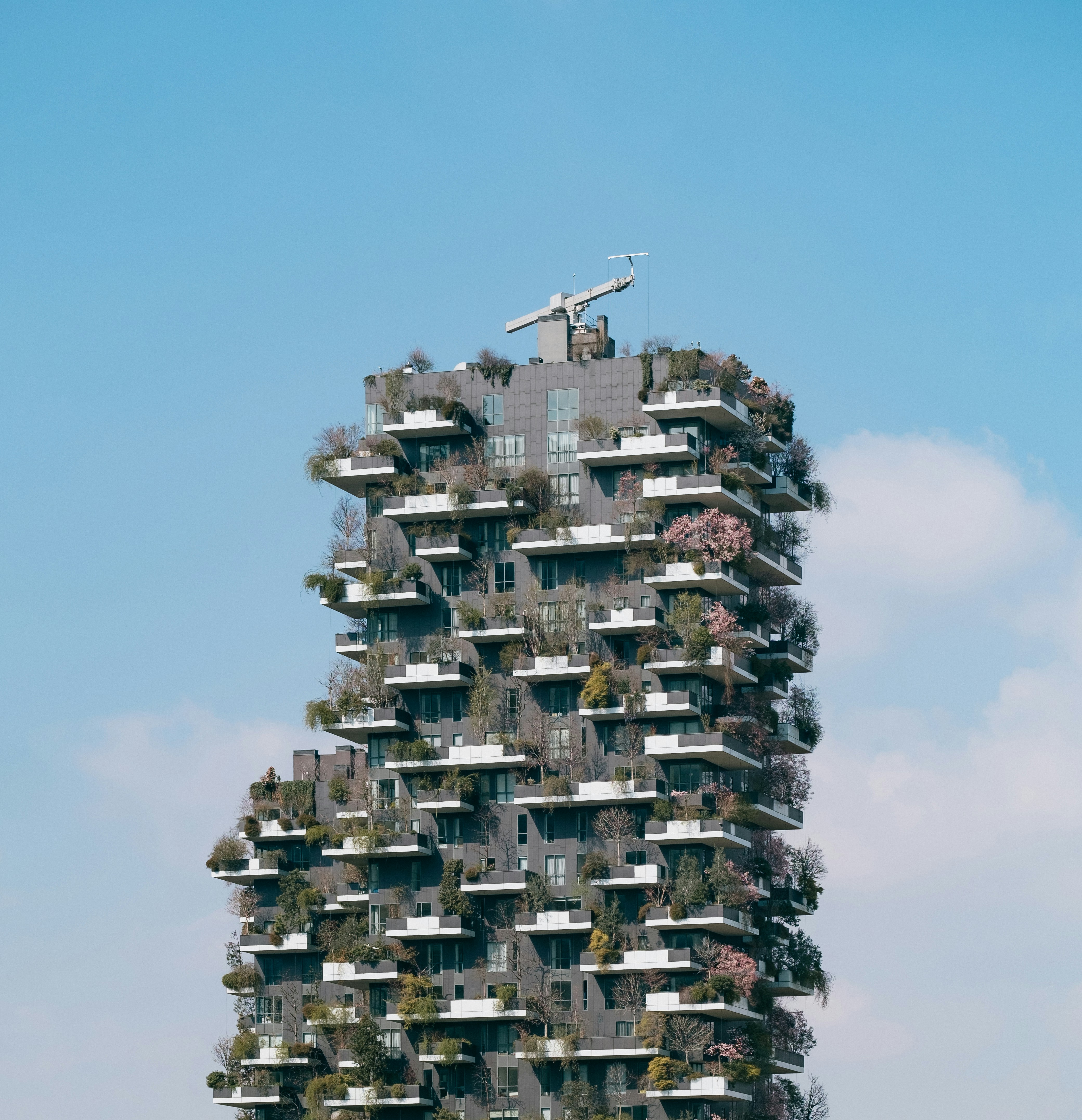 A very tall building with lots of windows and balconies photo – Free ...