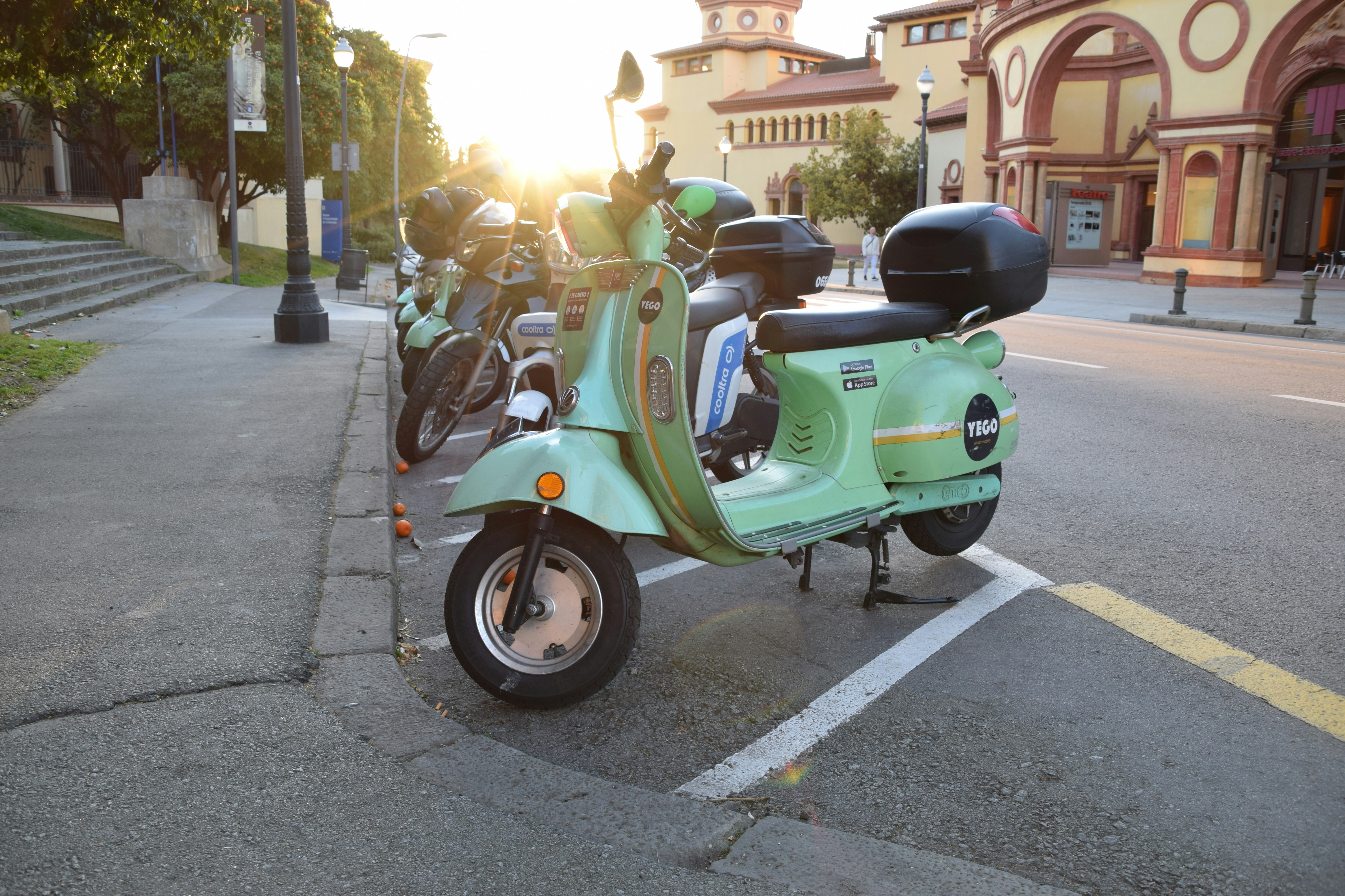 not off bucket list yet: taking a ride with a vespa around Barca!