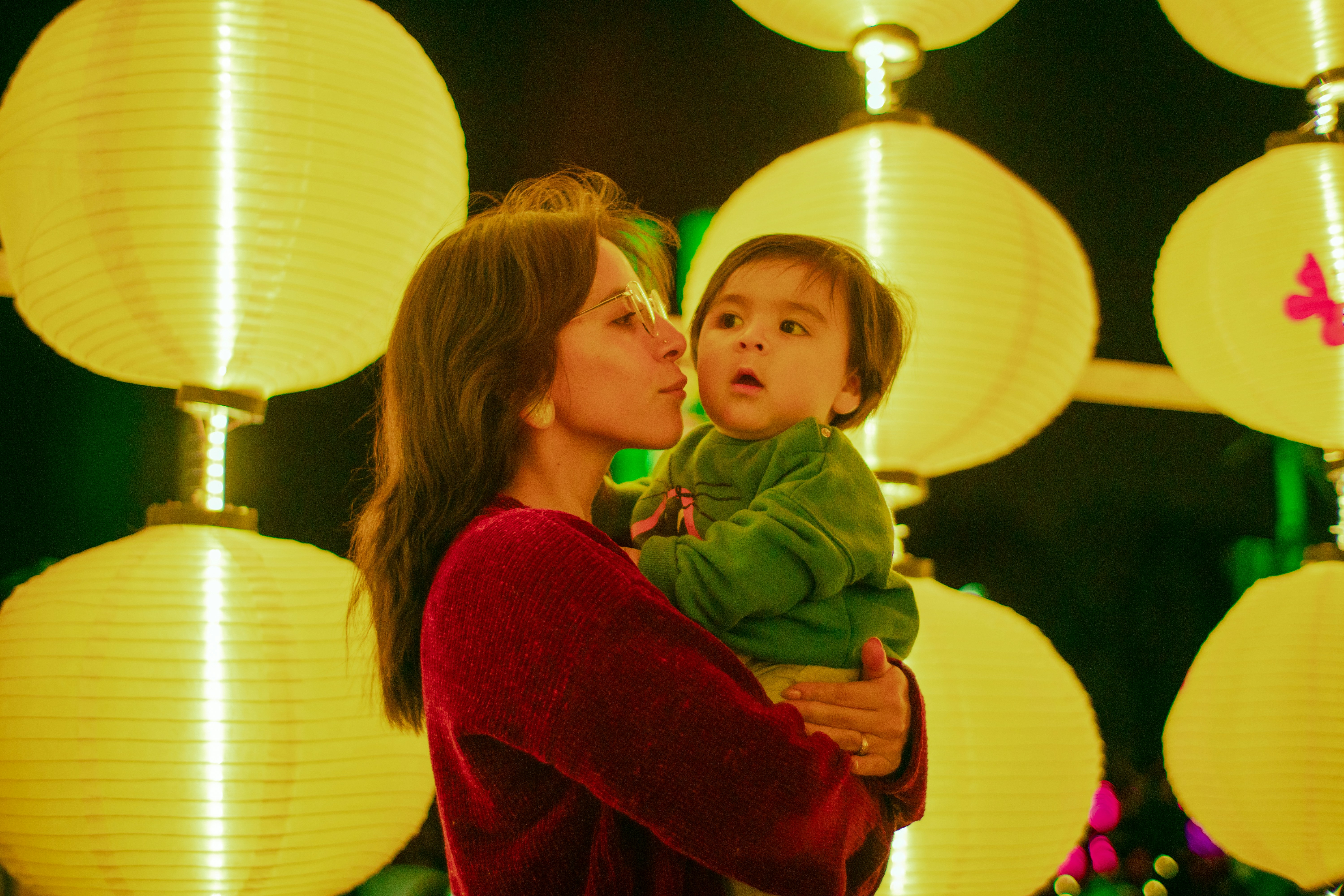 Golden Lantern Embrace