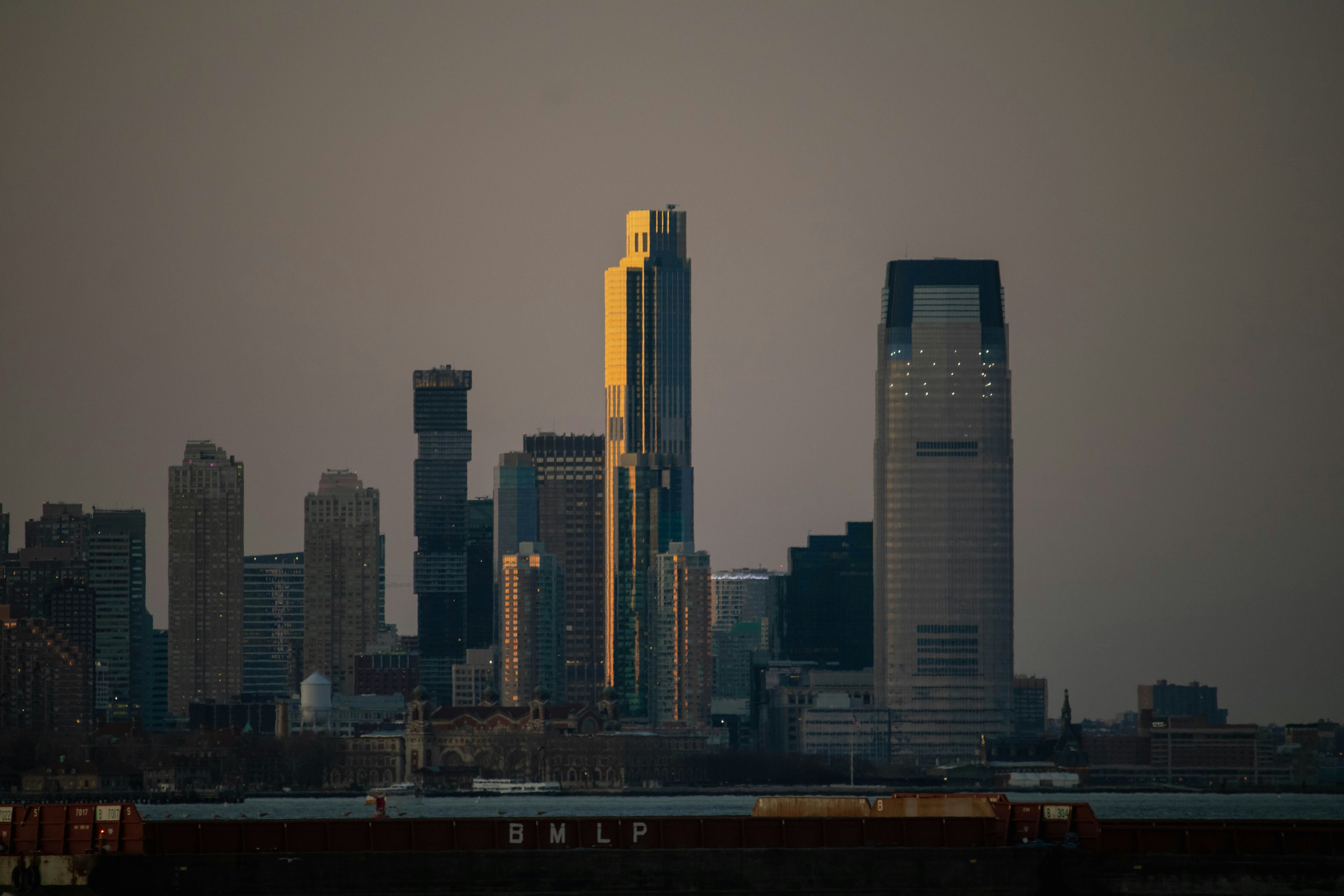 Golden Reflection on Urban Giants