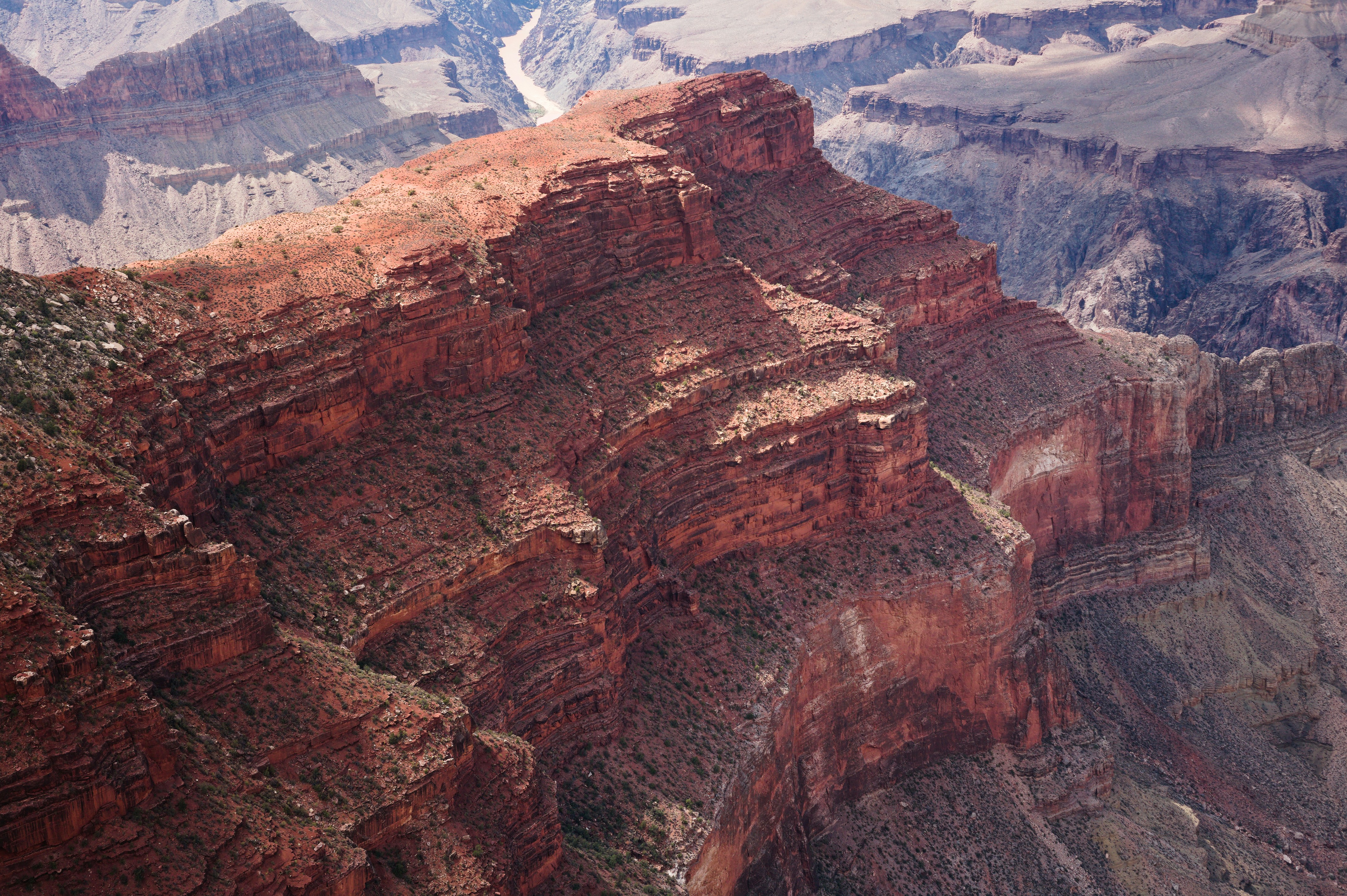 An aerial view of the grand canyon of the grand canyon photo – Free ...