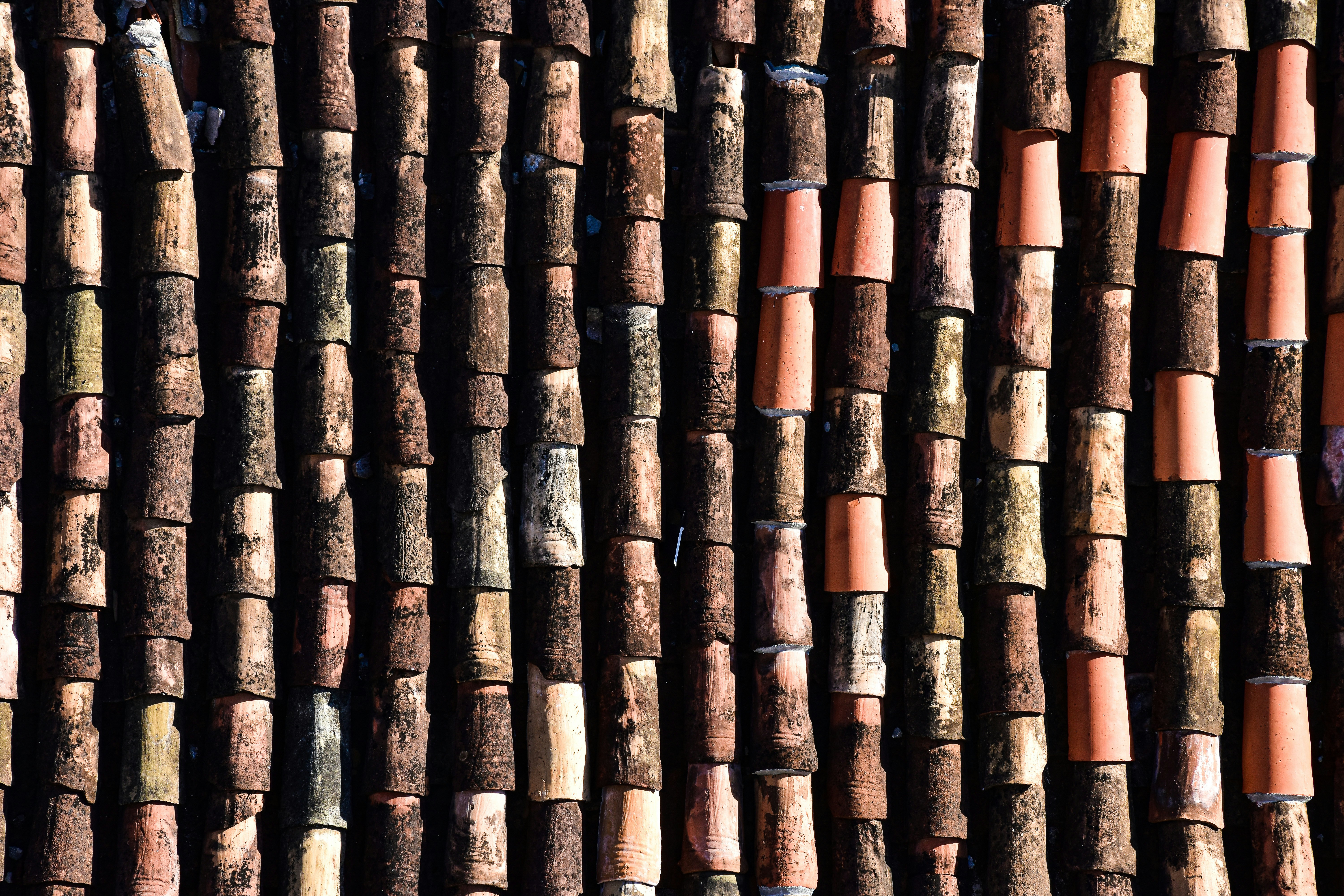 A close up of a roof made of clay tiles photo – Free Cuba Image on Unsplash