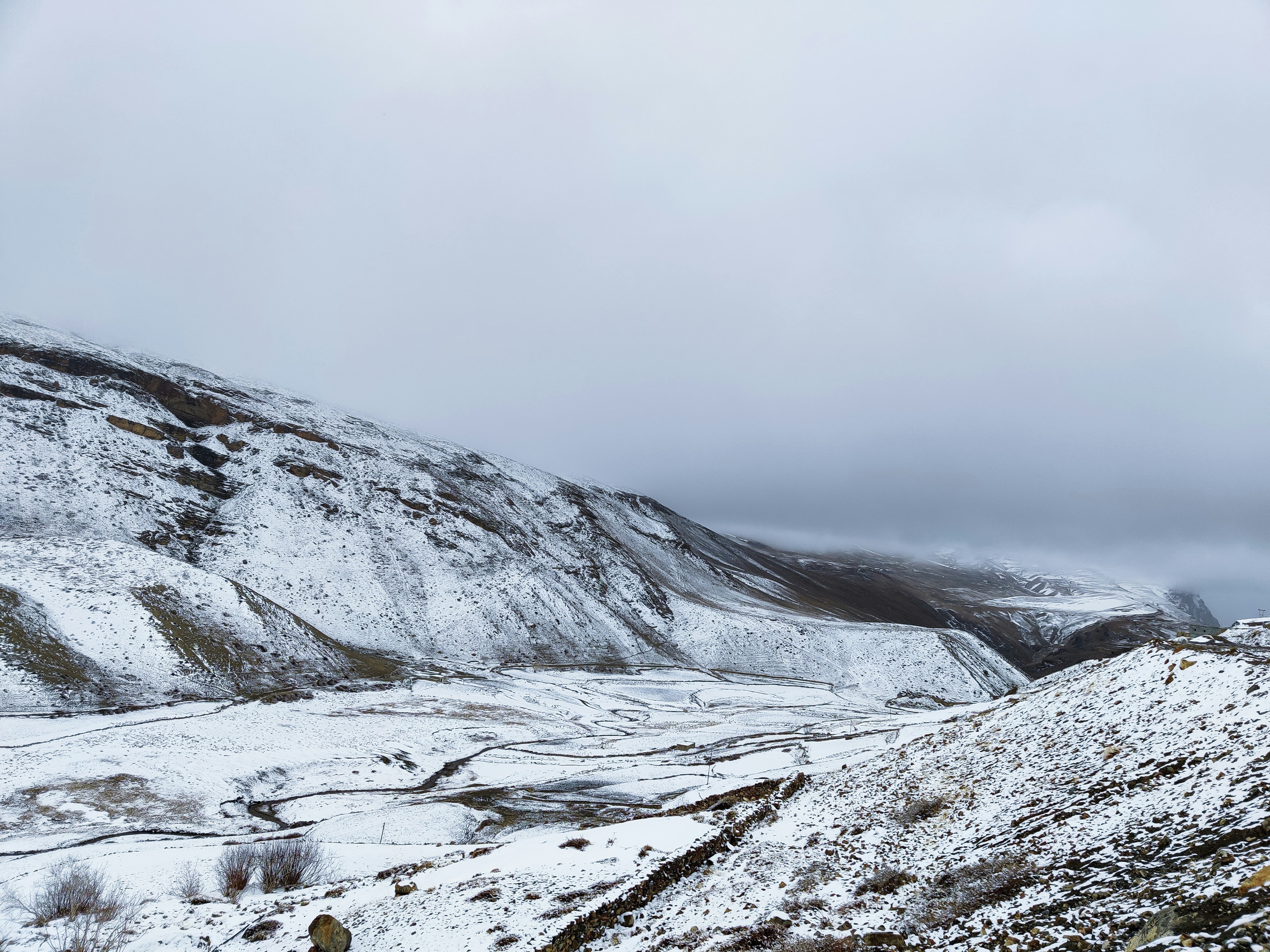Amidst the chaos of the world, the serenity of these snow-capped mountains in Spiti Valley beckon us to escape into a dreamscape where time stands still.
